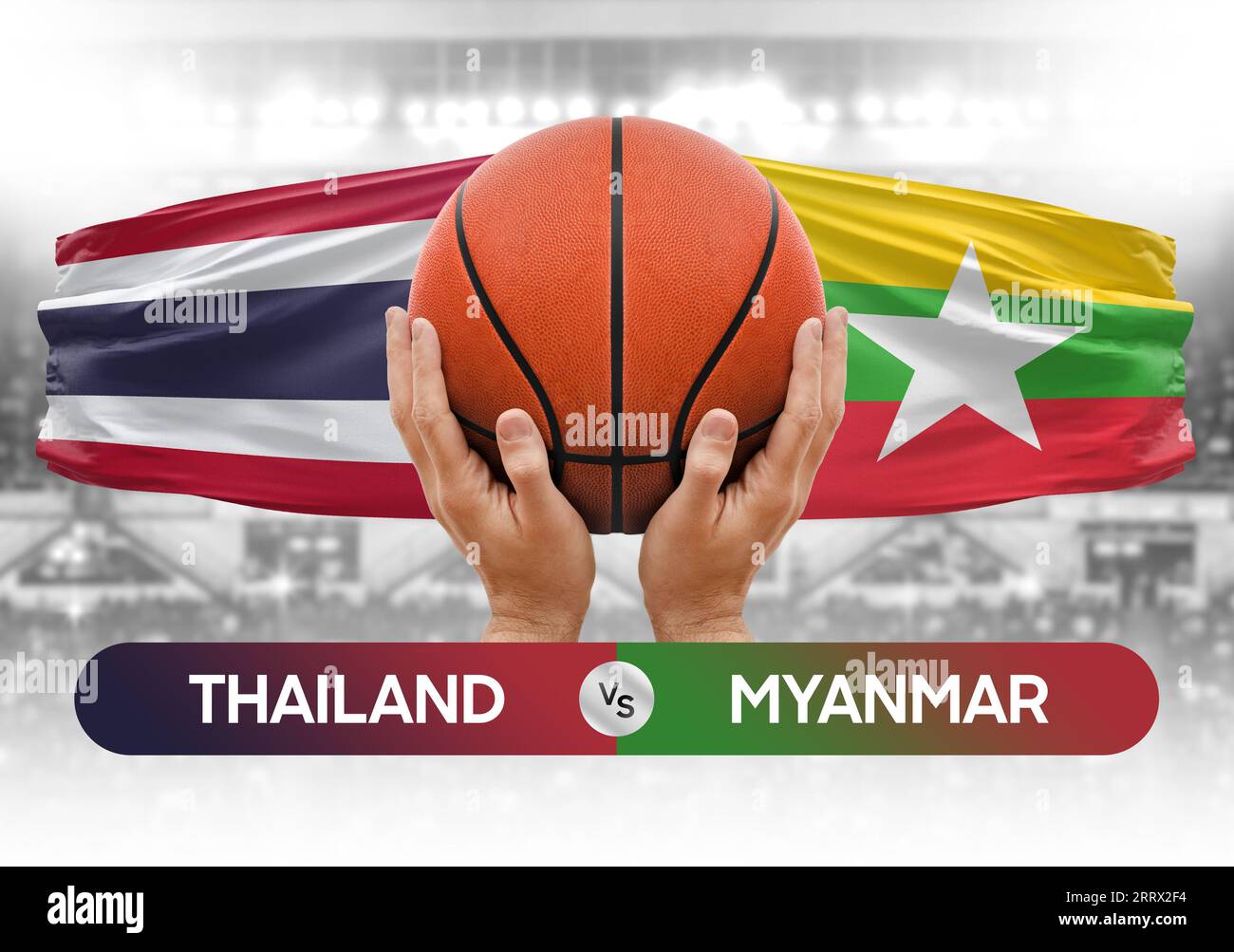Thailand vs Myanmar national basketball teams basket ball match ...