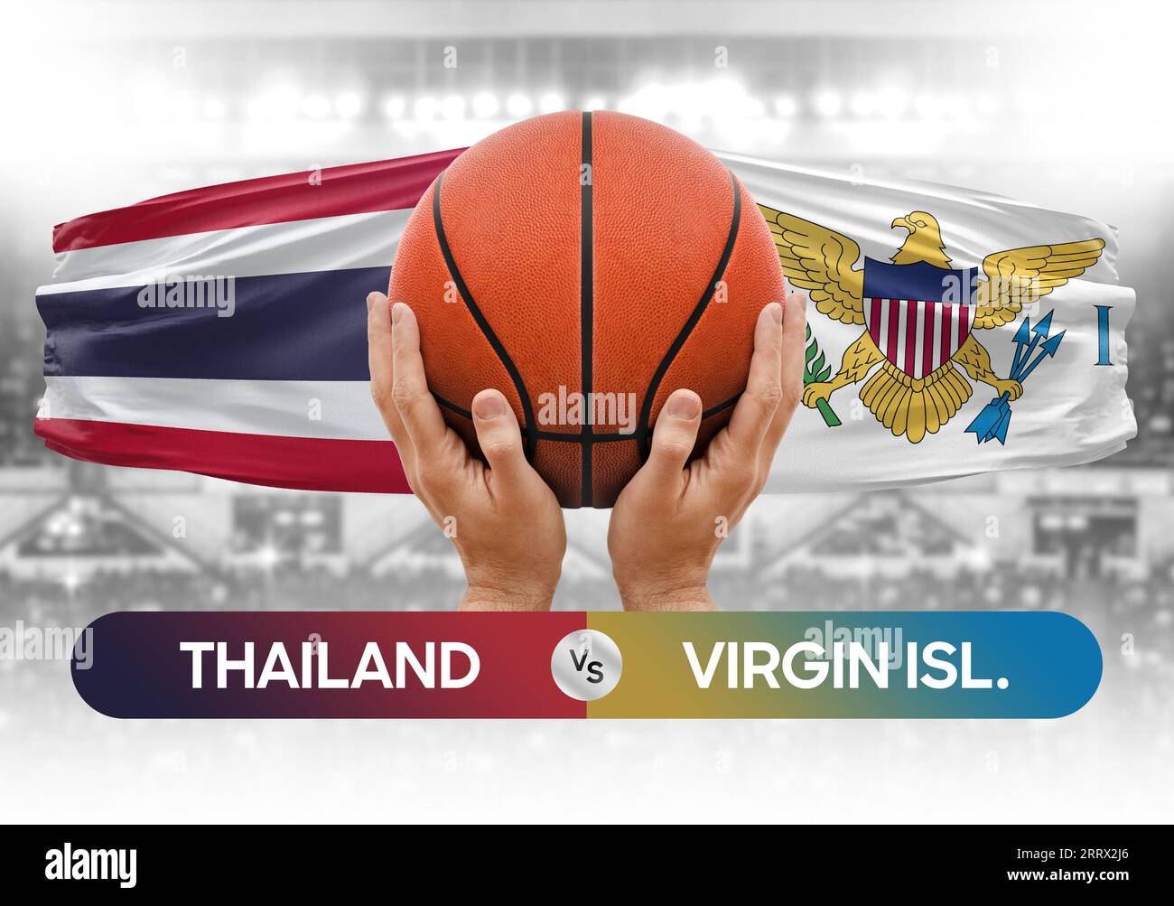 Thailand vs Virgin Islands national basketball teams basket ball match ...