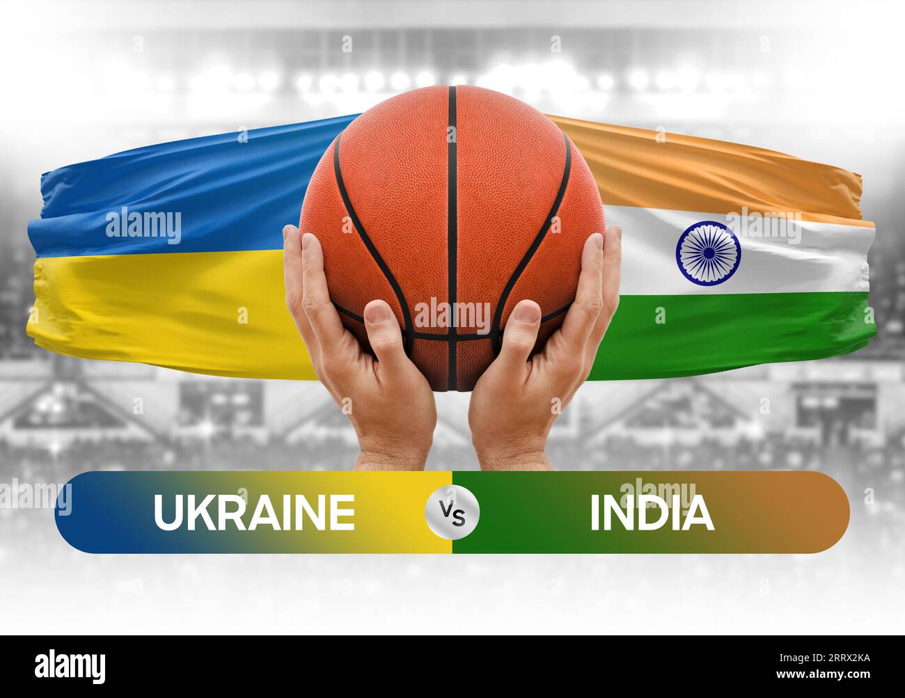 Ukraine vs India national basketball teams basket ball match ...