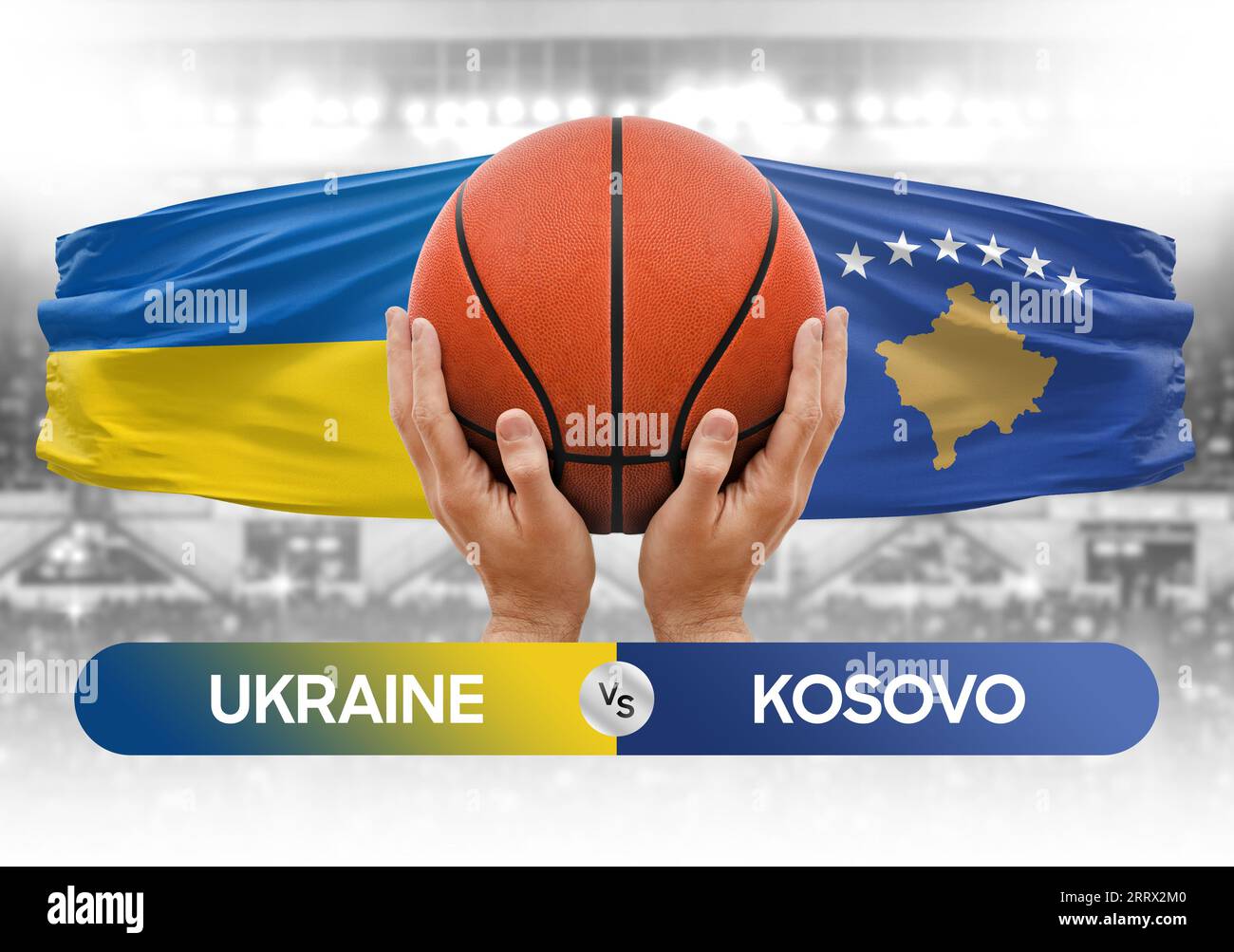 Ukraine vs Kosovo national basketball teams basket ball match ...