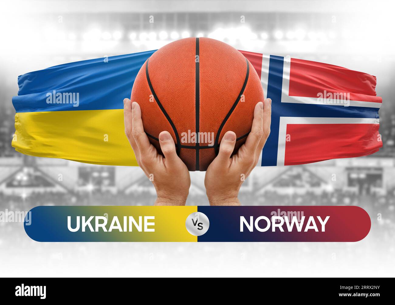 Ukraine vs Norway national basketball teams basket ball match ...