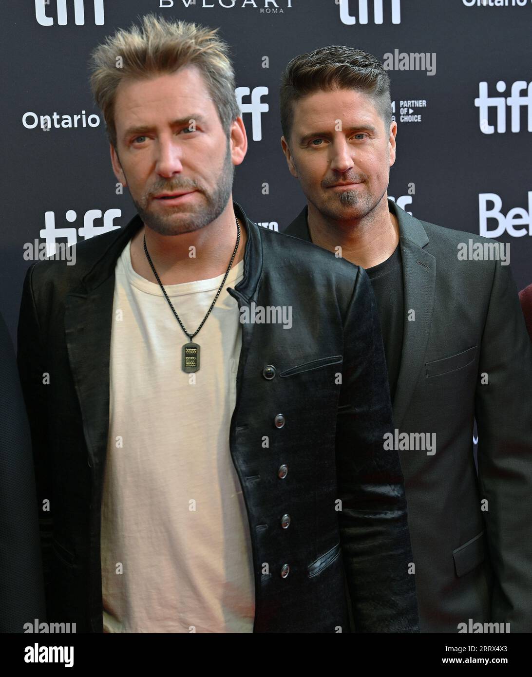 Toronto, Canada. 08th Sep, 2023. Nickelback band members Chad Kroeger ...