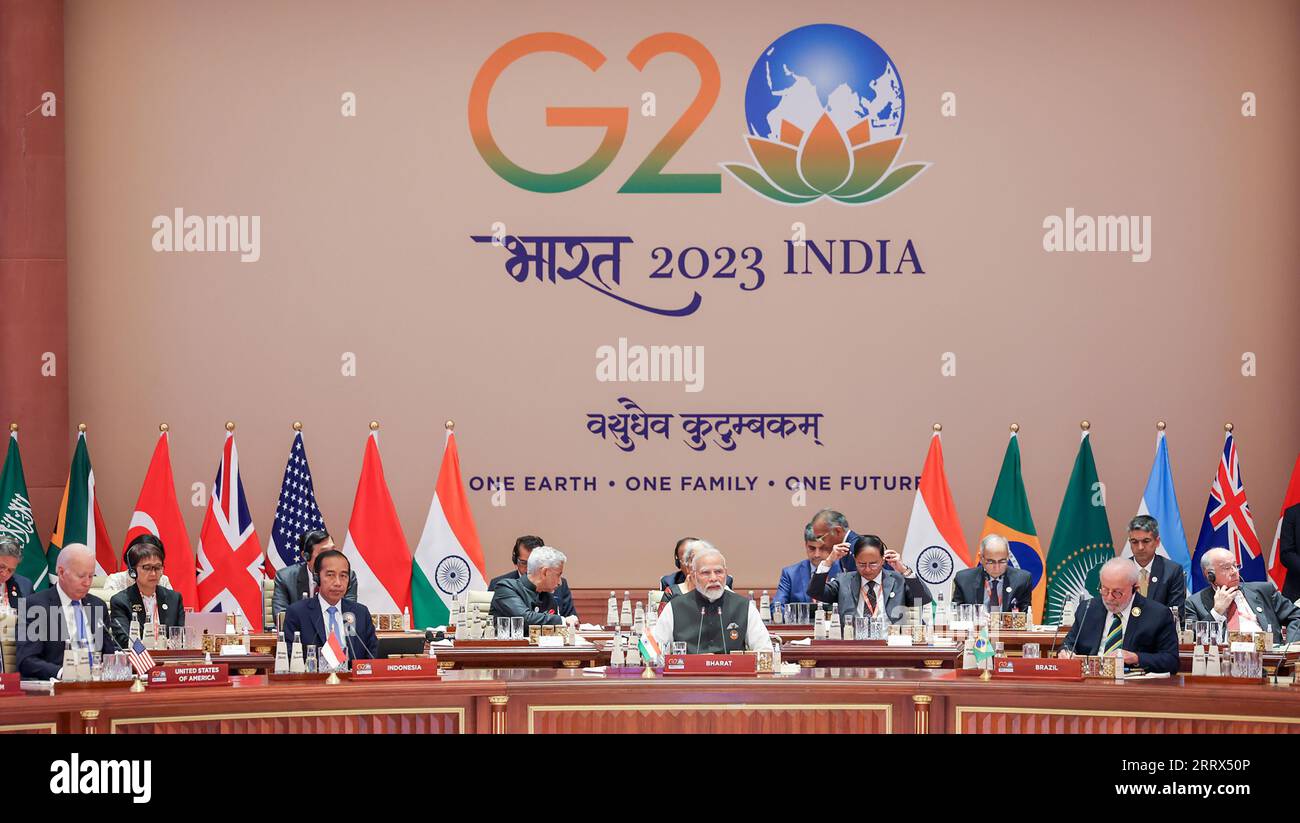 G20 summit india hi-res stock photography and images - Alamy