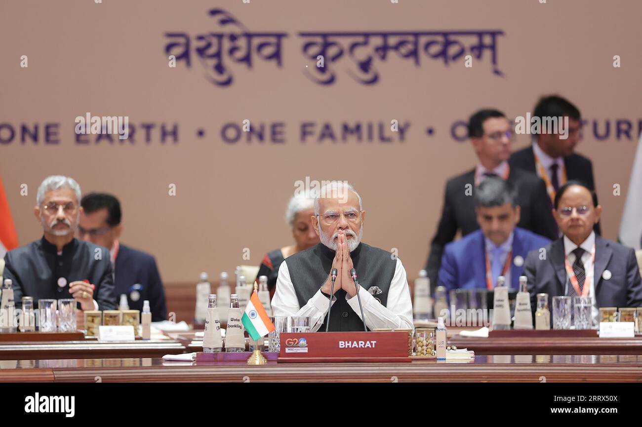 New Delhi, India. 09th Sep, 2023. India's Prime Minister Narendra Modi ...