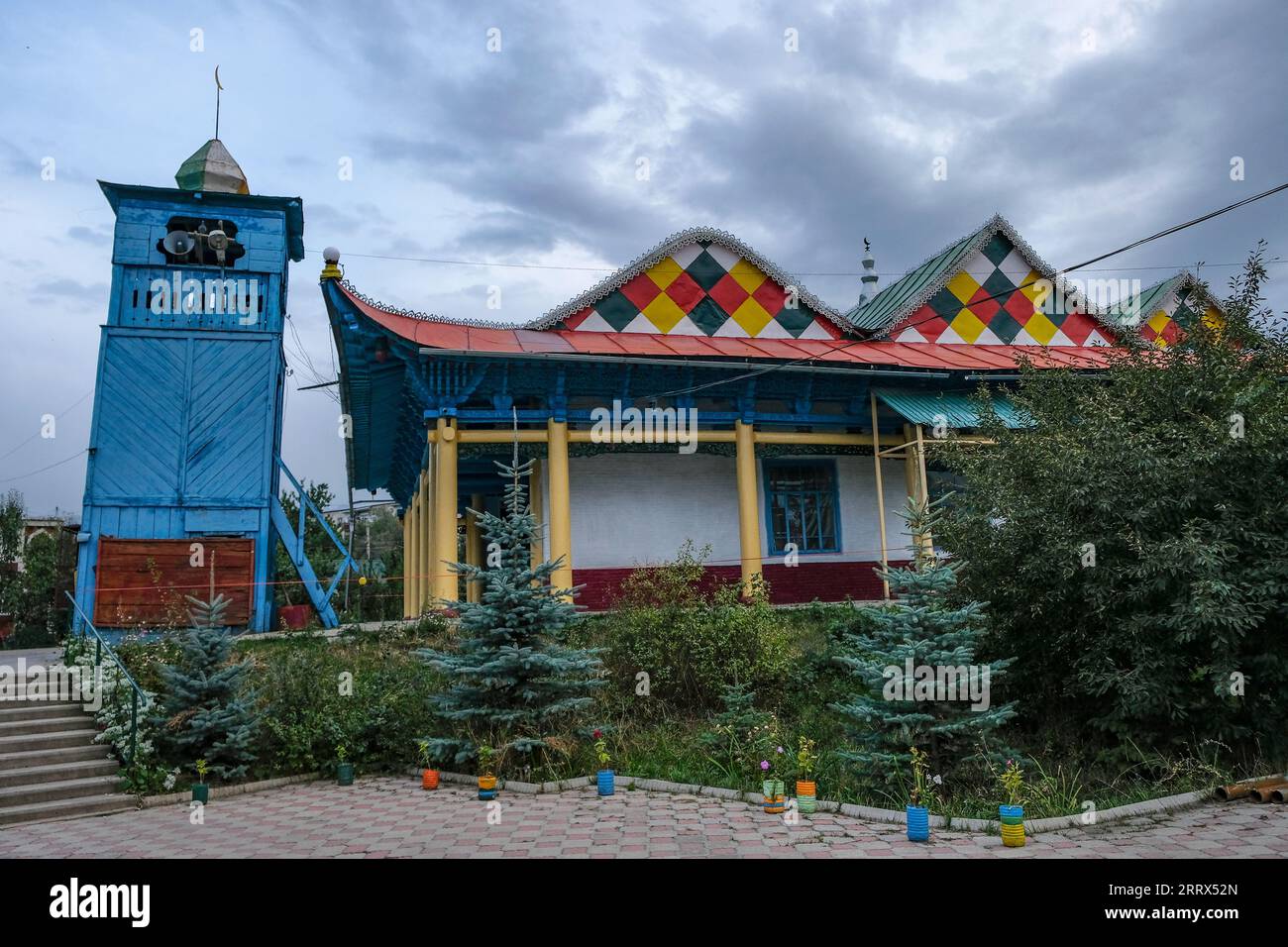 Karakol, Kyrgyzstan - September 9, 2023: Dungan Mosque in Karakol ...