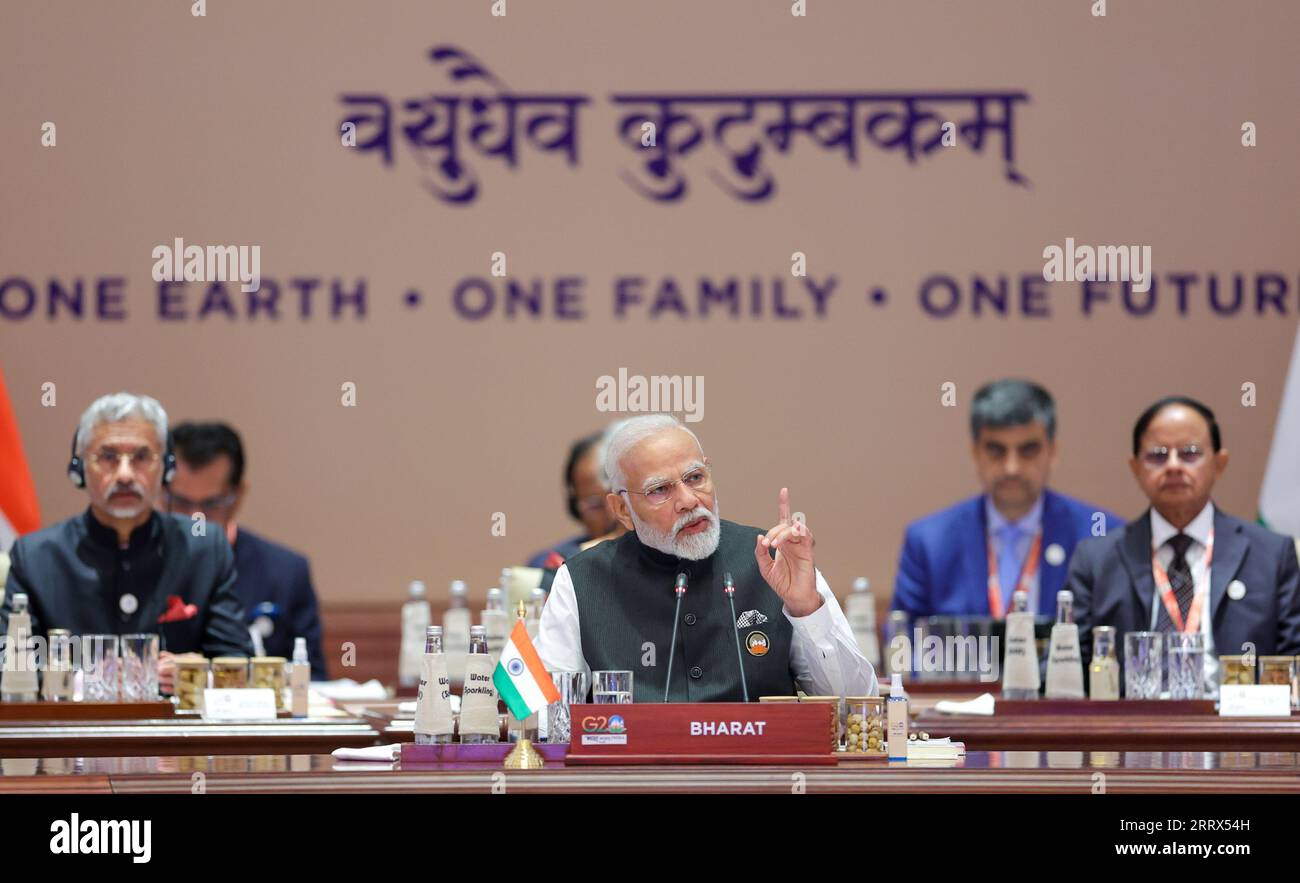 New Delhi, India. 09th Sep, 2023. India's Prime Minister Narendra Modi ...