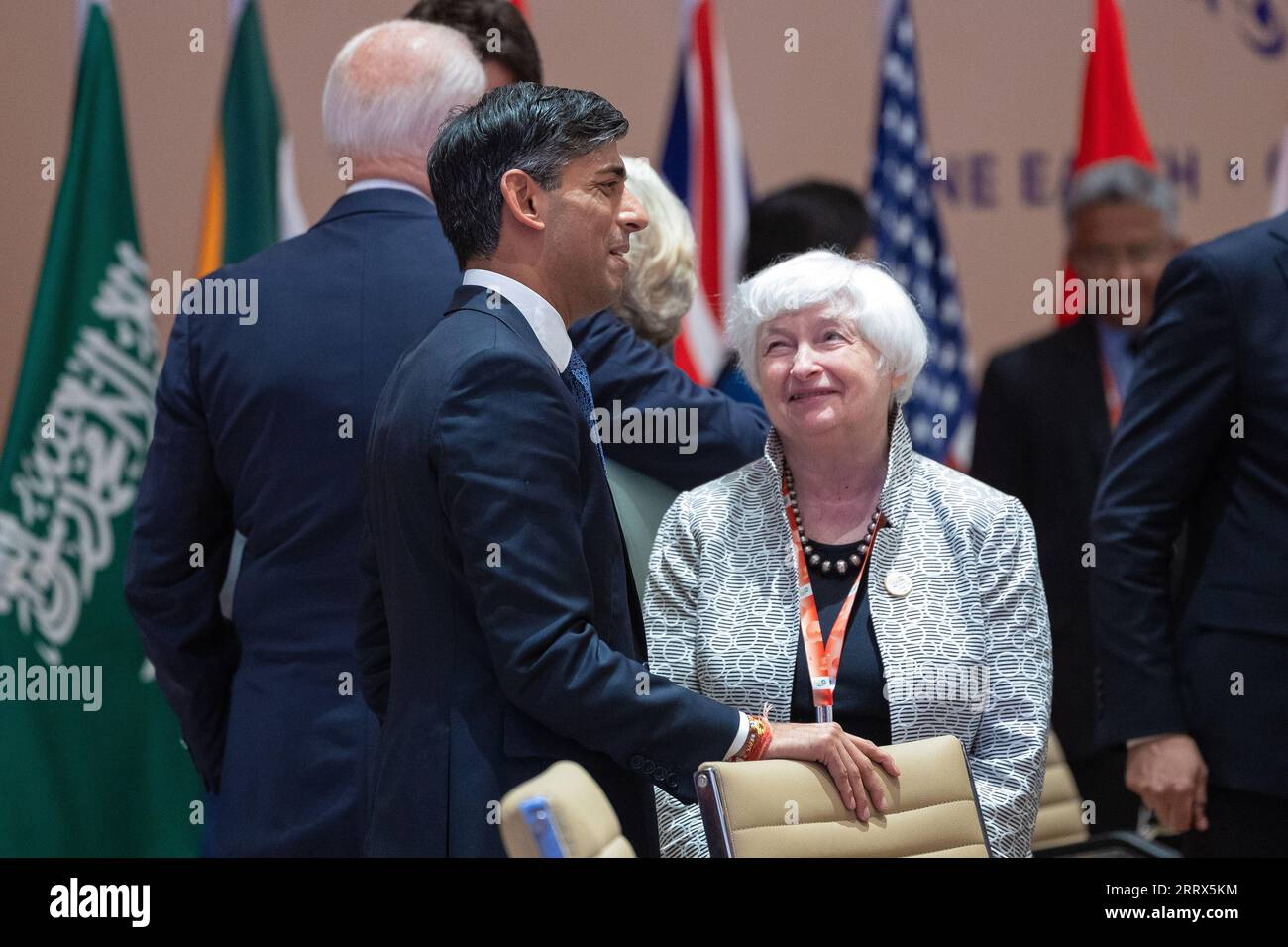 New Delhi, India. 09th Sep, 2023. Britain's Prime Minister Rishi Sunak ...