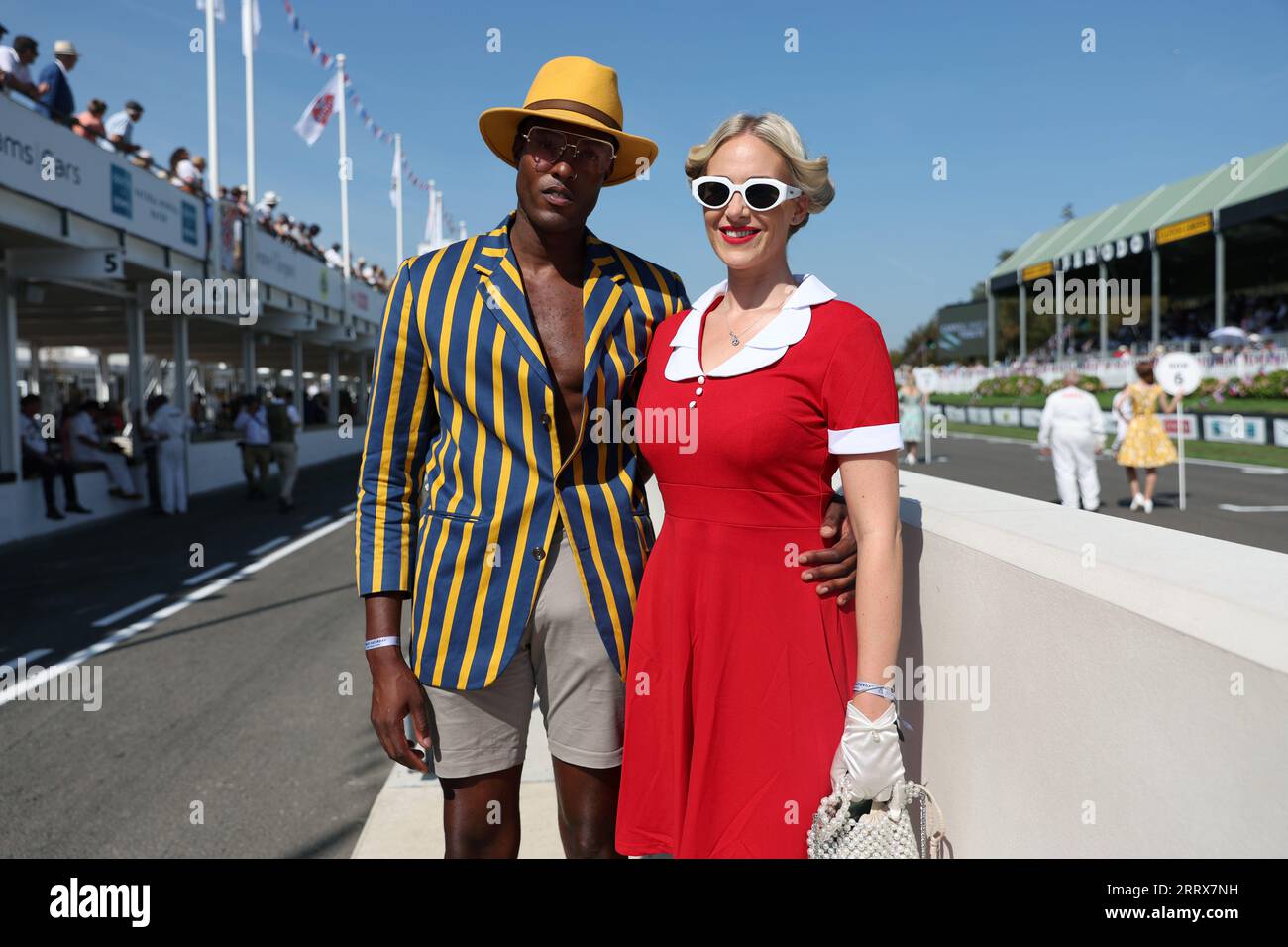 Fashion model and celebrity love coach Stefan-Pierre Tomlin and partner ...
