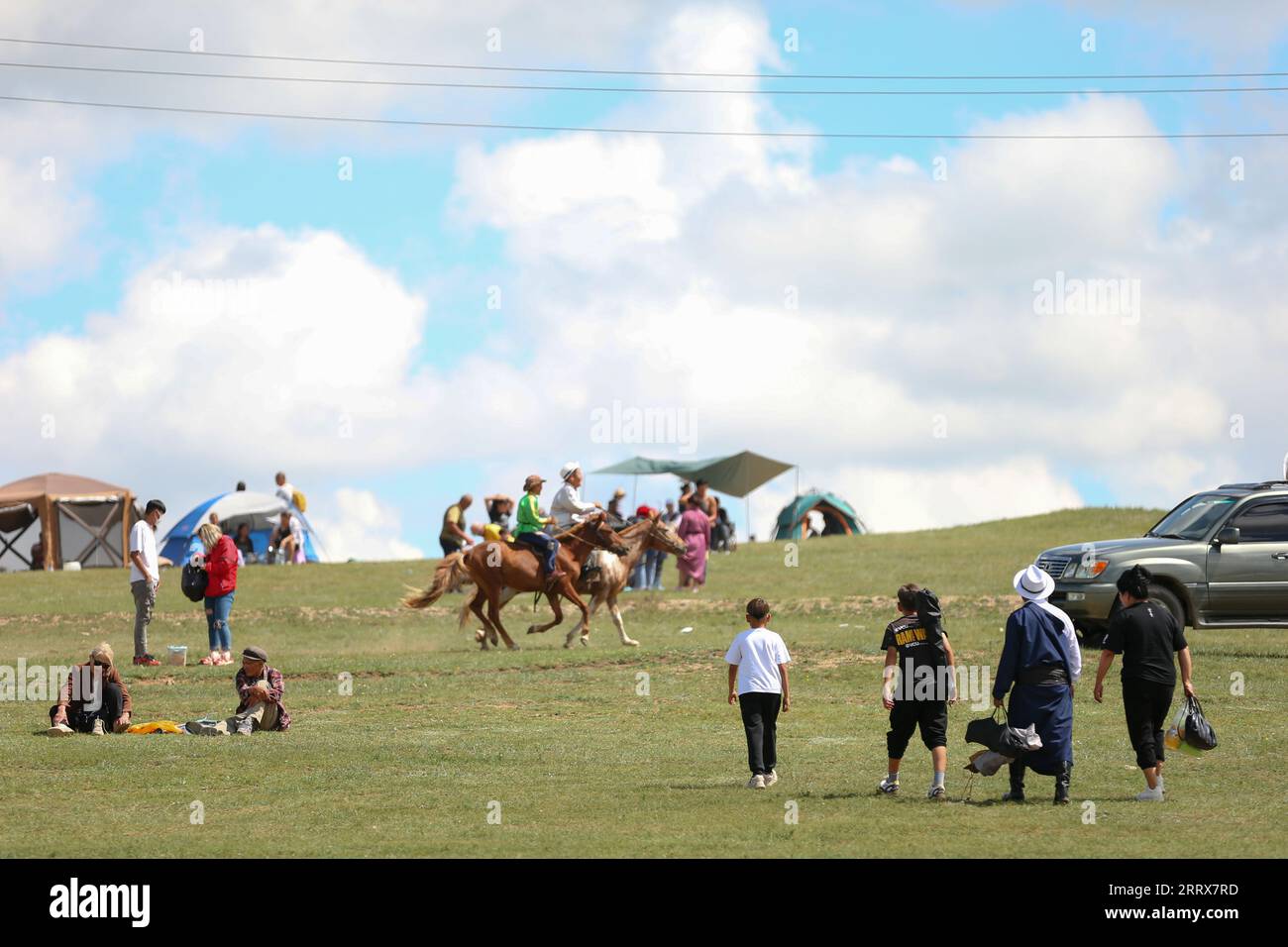 Ulaanbaatar, Mongolia, 5th Aug, 2023. Opening of Danshig Naadam Khuree ...