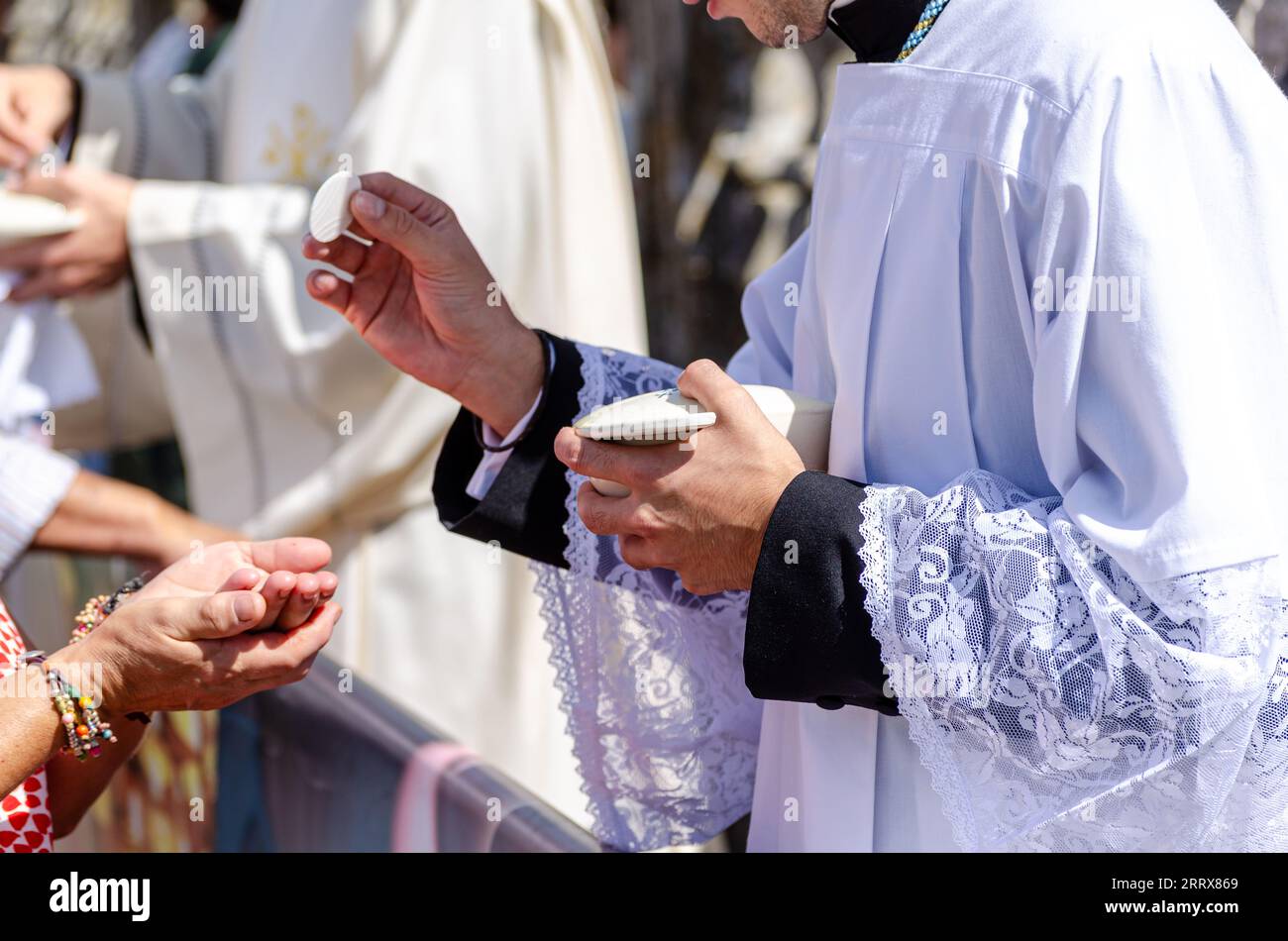 Eucharist catholic host hi-res stock photography and images - Alamy