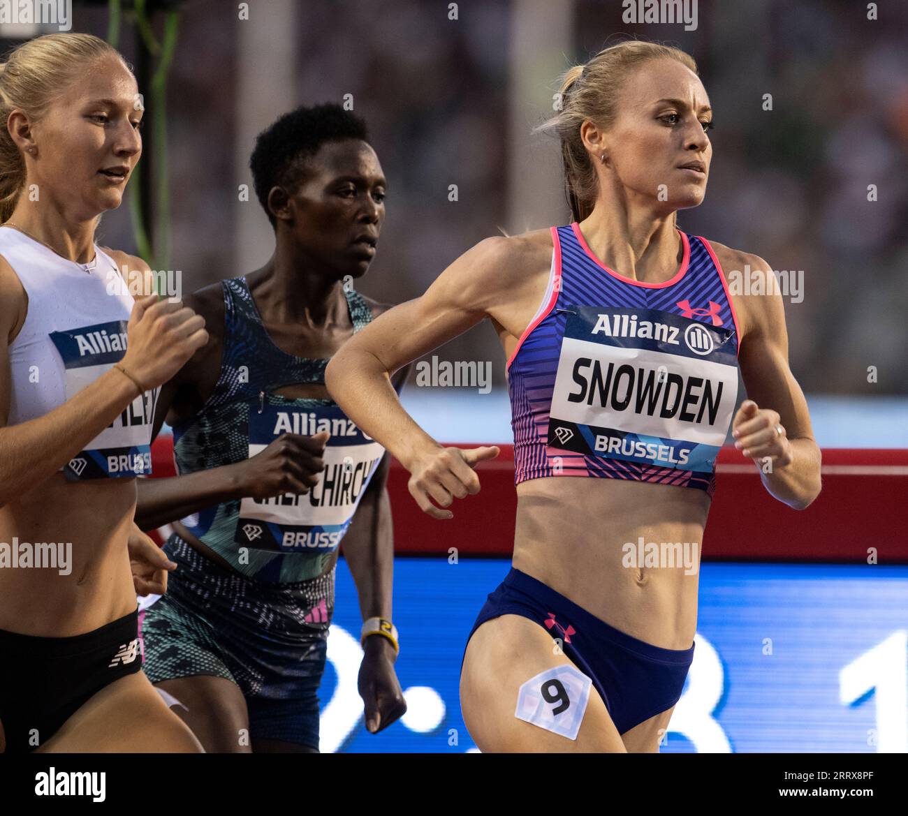 Katie Snowden of GB & NI competing in the women’s 1500m at the Allianz ...