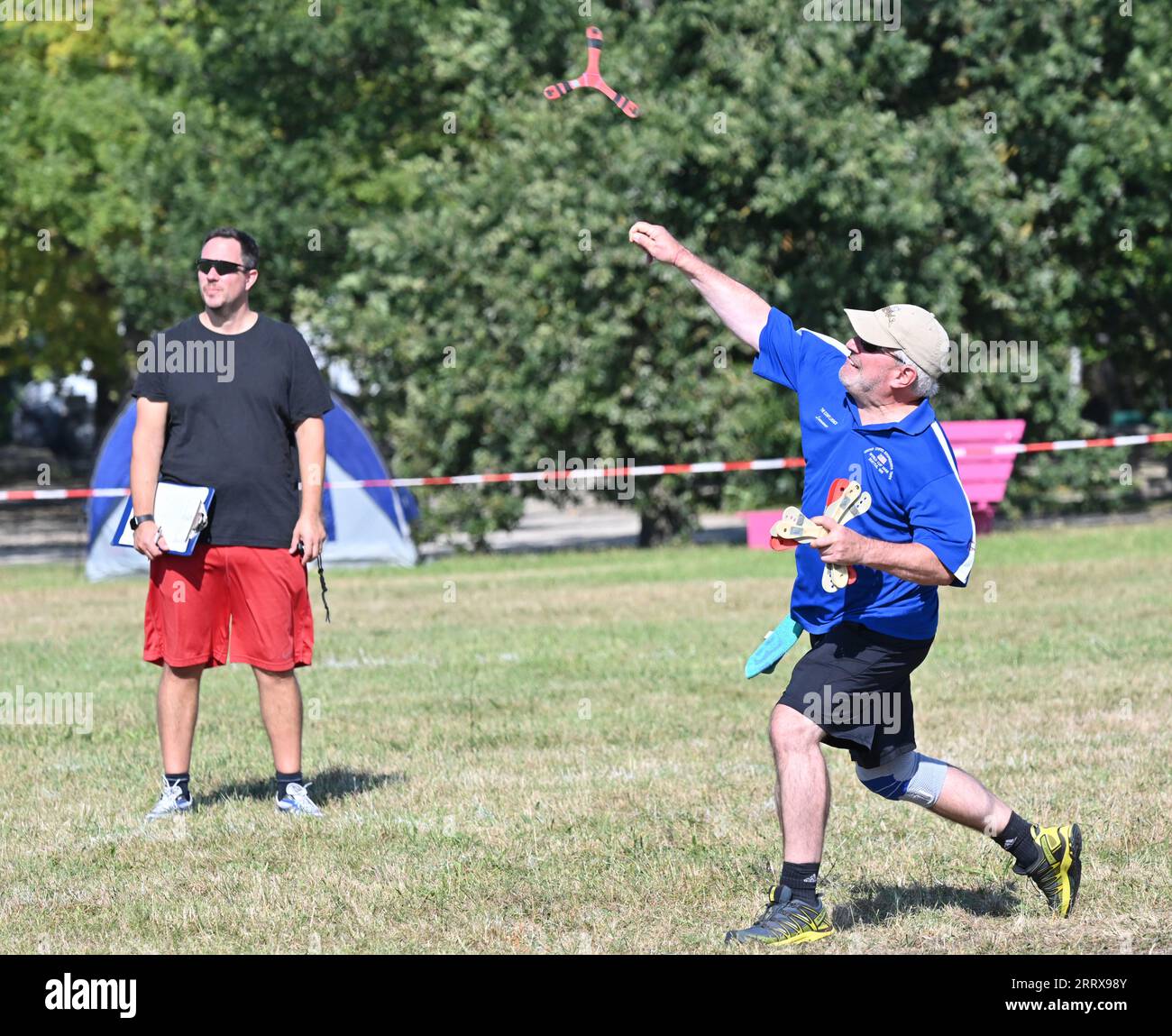 Potsdam, Germany. 09th Sep, 2023. A competitor in the European ...