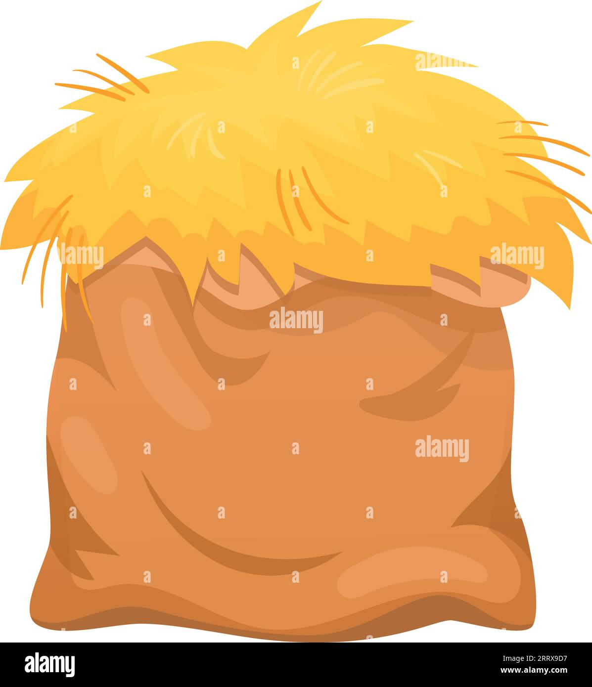 Straw sack Stock Vector Images - Alamy