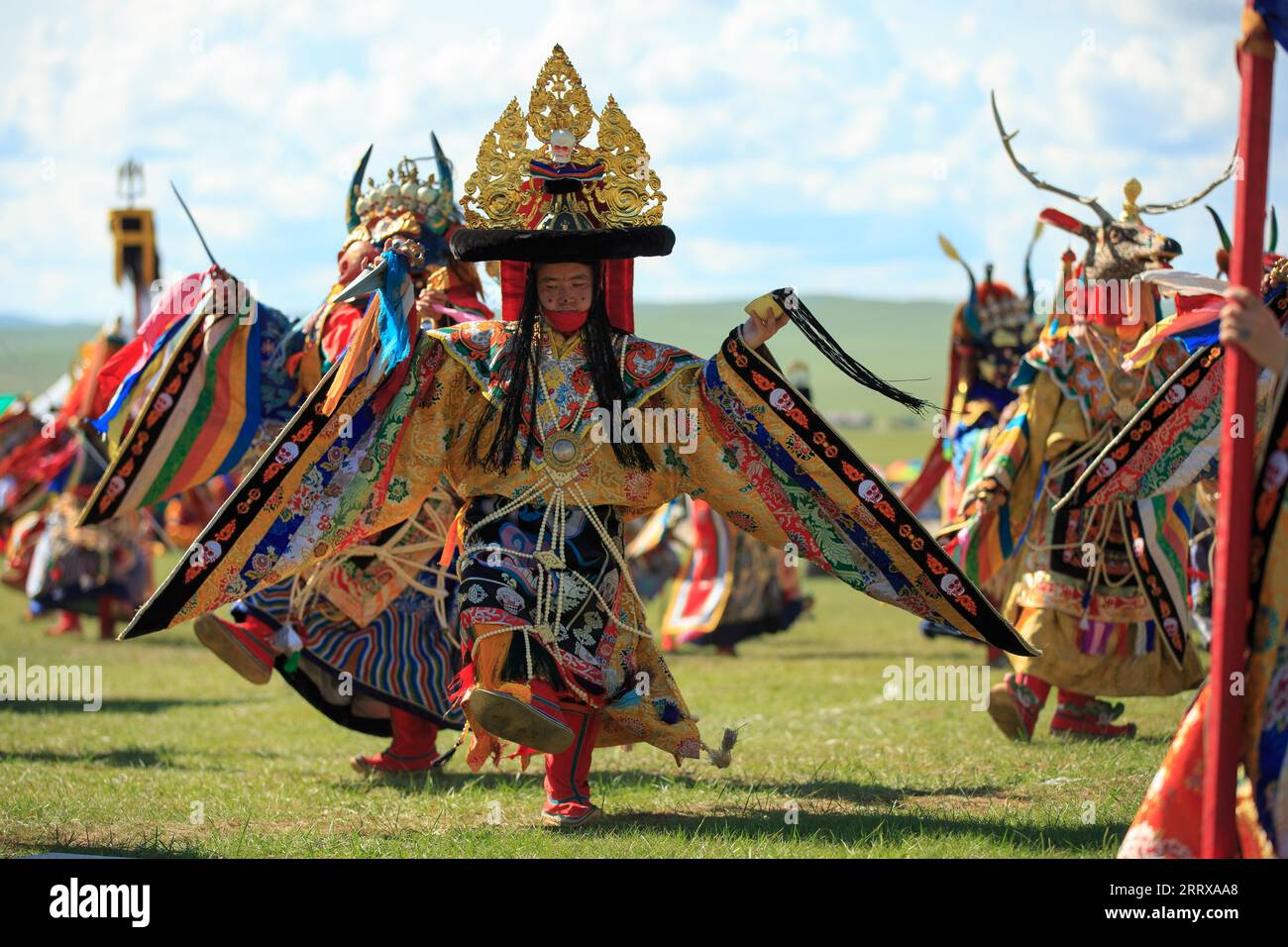 Ulaanbaatar, Mongolia, 5th Aug, 2023. Danshig Naadam Khuree Tsam ...