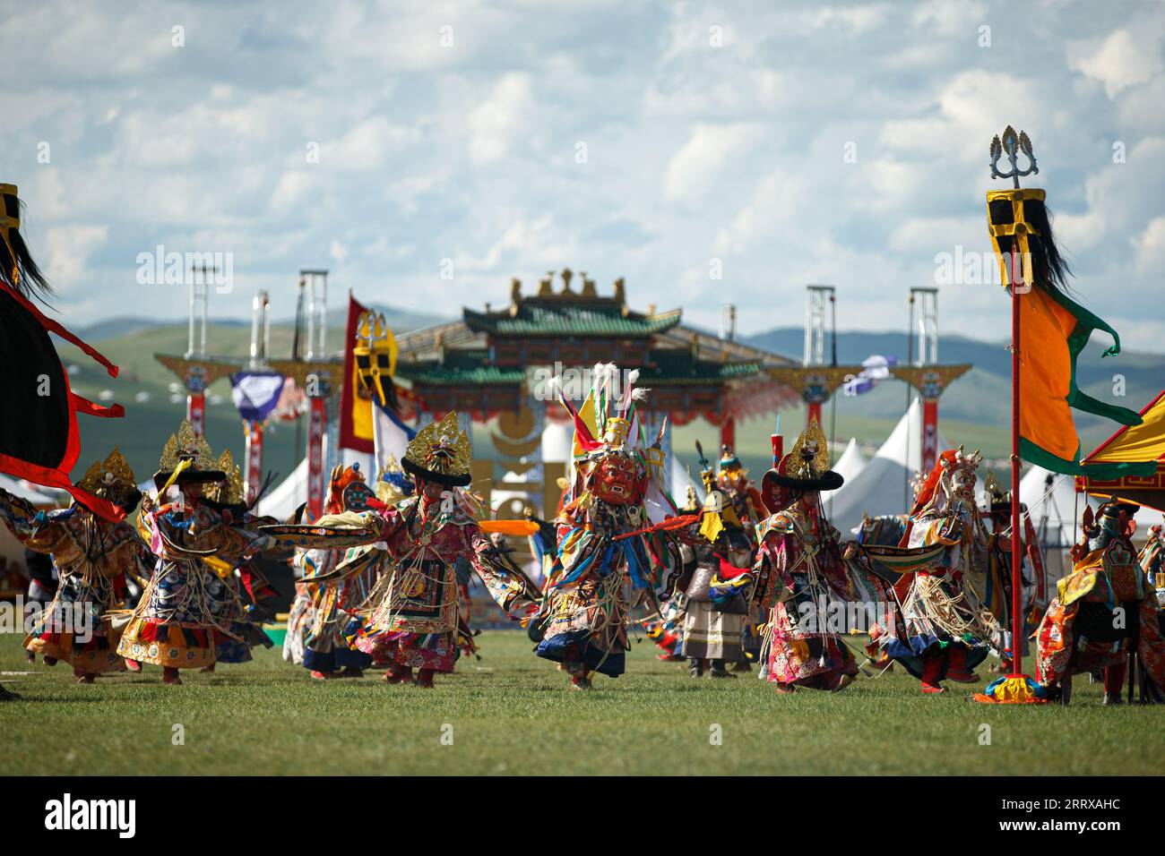 Ulaanbaatar, Mongolia, 5th Aug, 2023. Danshig Naadam Khuree Tsam ...
