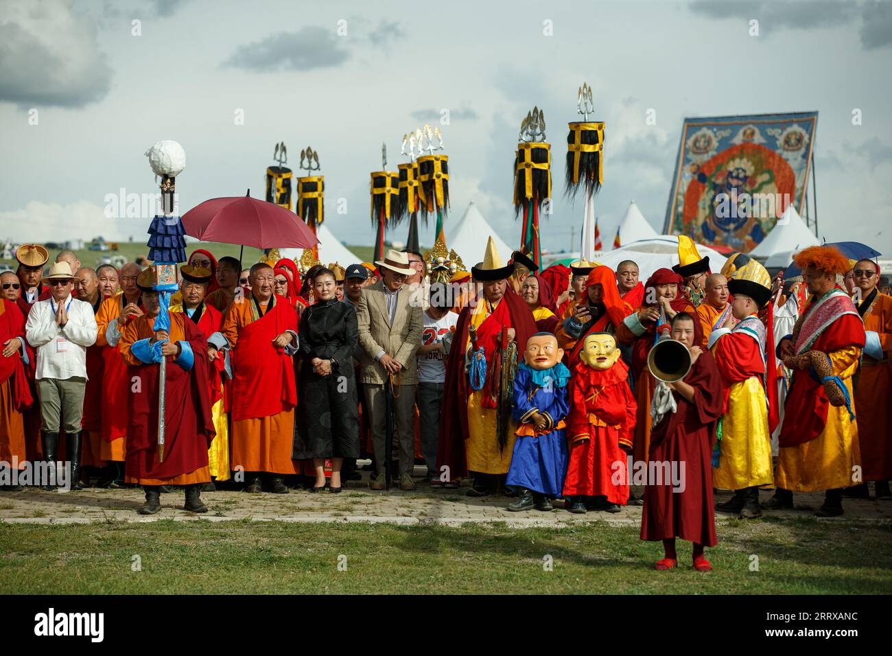 Ulaanbaatar, Mongolia, 5th Aug, 2023. Danshig Naadam Khuree Tsam ...
