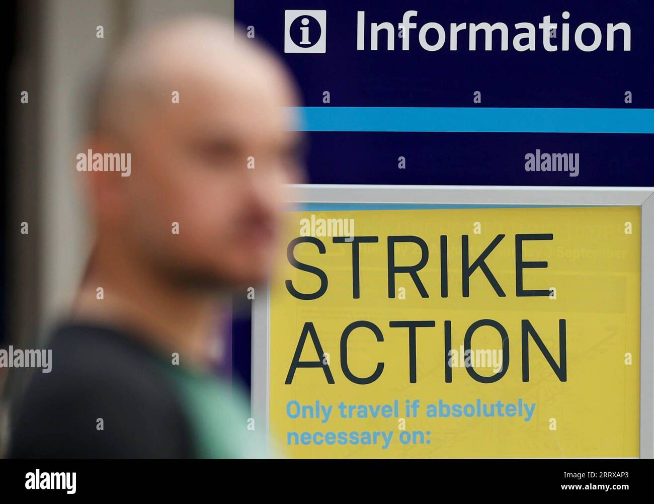 Strike in ongoing dispute over pay hi-res stock photography and images ...