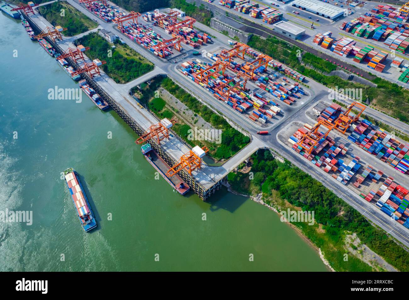 The largest inland port hi-res stock photography and images - Alamy