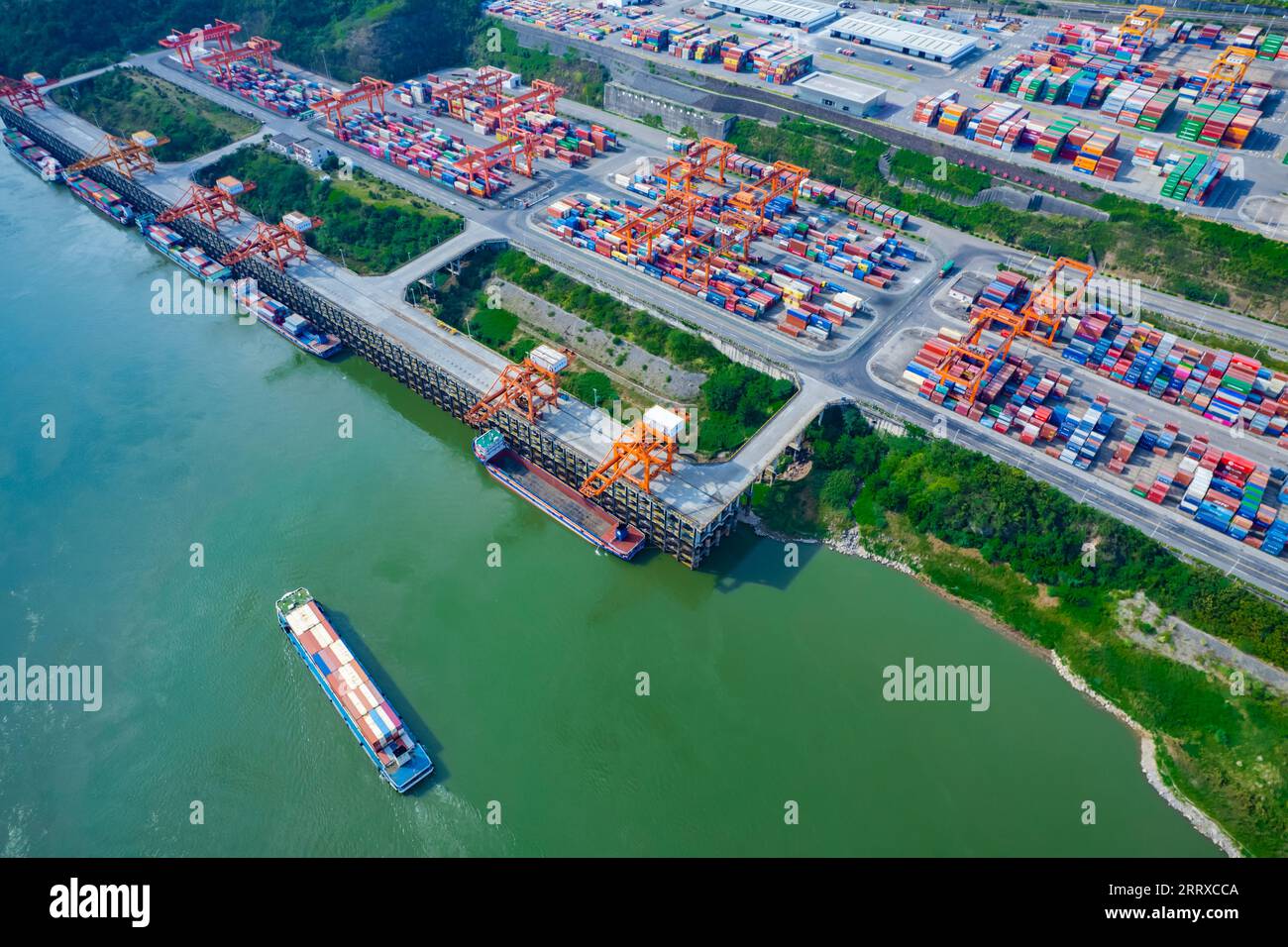The largest inland port hi-res stock photography and images - Alamy