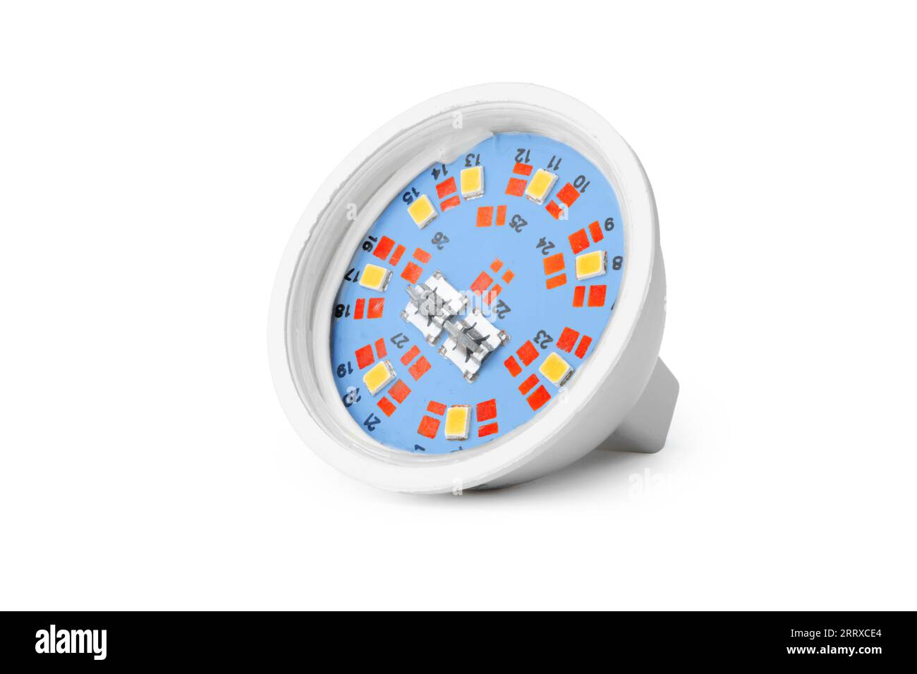 One light bulb isolated on white background Stock Photo - Alamy