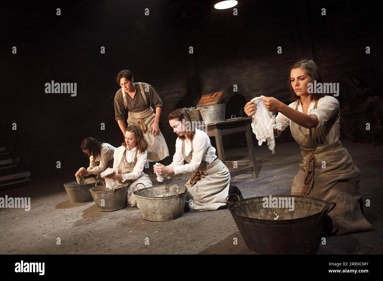 l-r: Kate O'Flynn (Anastasia Romanov), Kieran Bew (Yakunin), Lydia ...