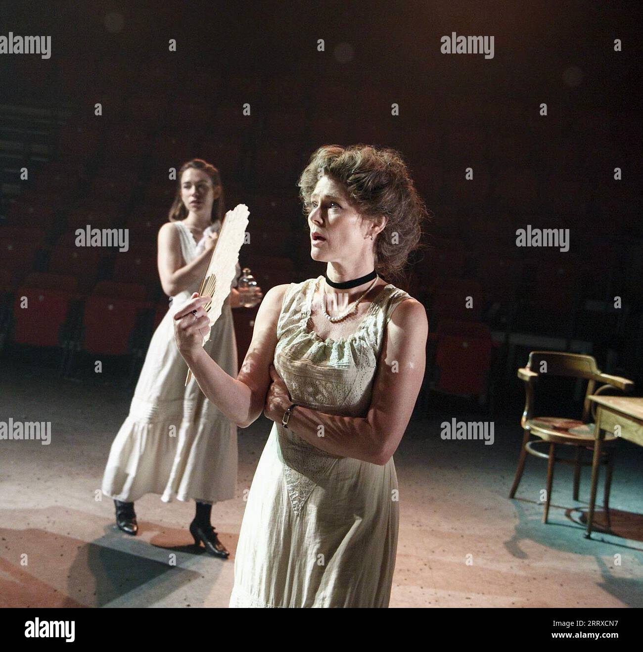 l-r: Caroline Martin (Tatiana Romanov), Clare Holman (Alix Romanov) in ...