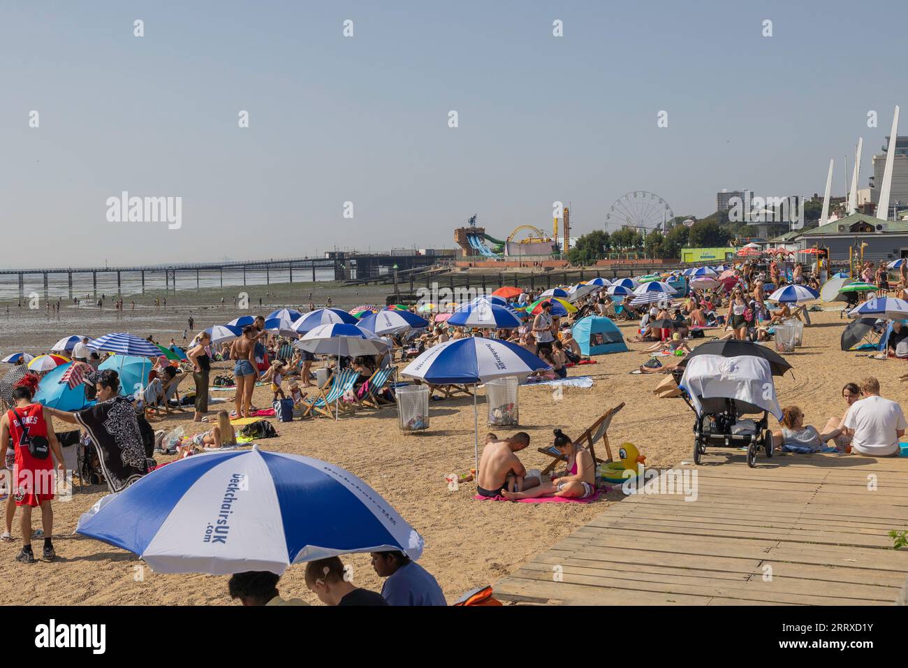 Southend on Sea, UK. 9th Sept , 2023. With temperatures expected to be ...