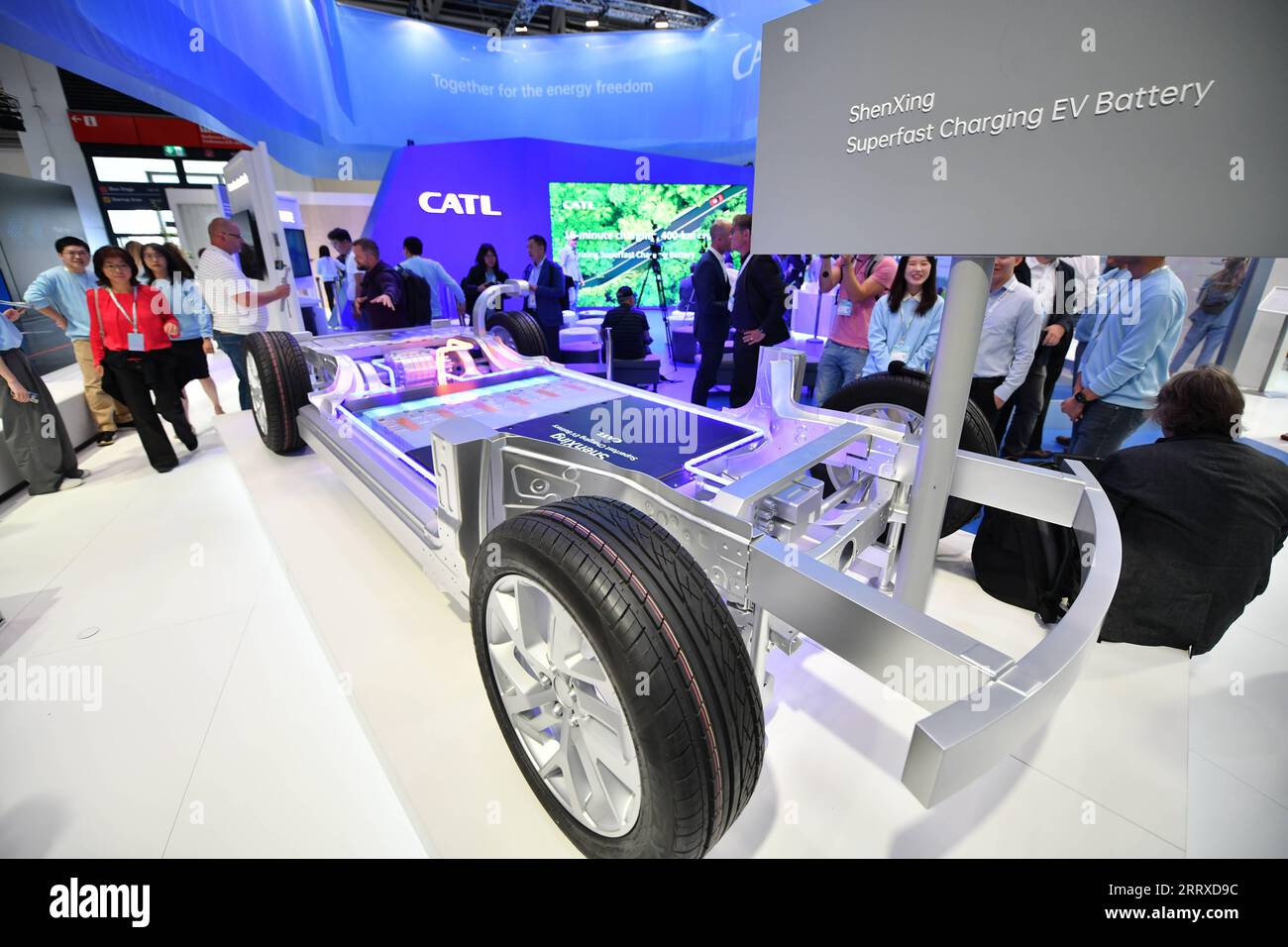 230905 -- MUNICH, Sept. 5, 2023 -- Shenxing , a fast-charging lithium iron phosphate LFP battery ...