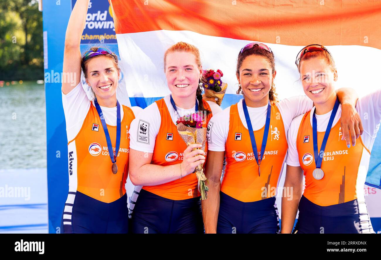 BELGRADE - Roos de Jong, Bente Paulis, Laila Youssifou and Tessa ...