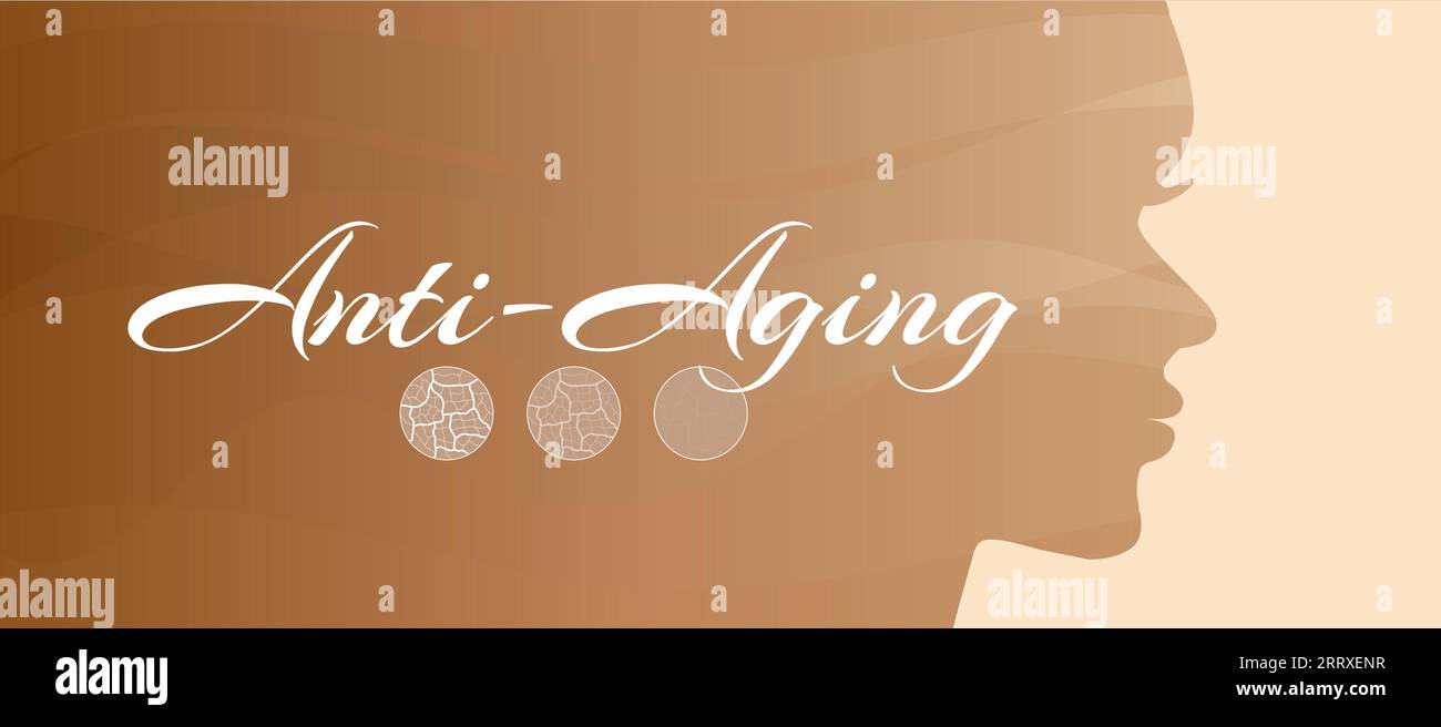 Anti-Aging Background Illustration Stock Vector Image & Art - Alamy