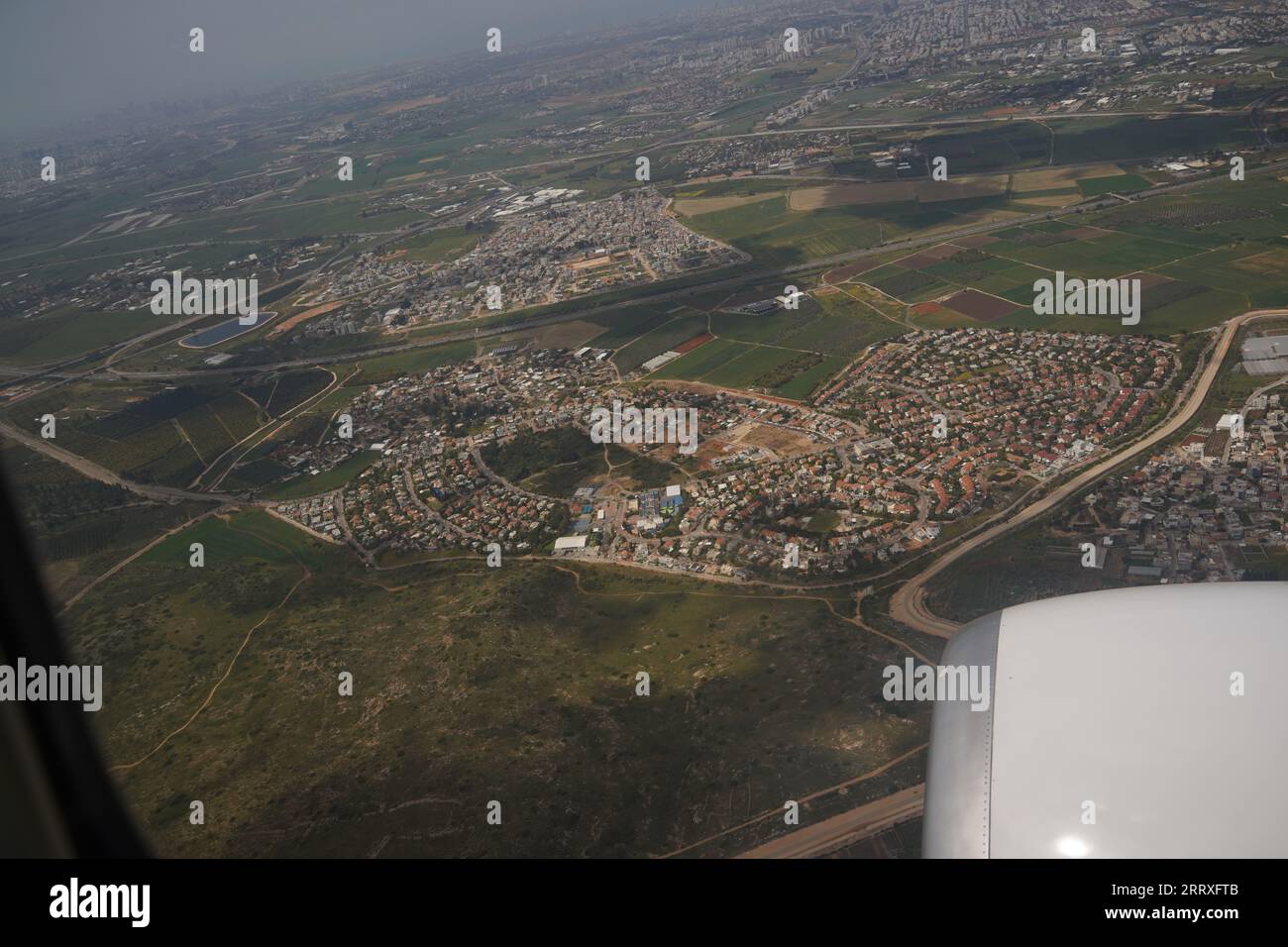Israel aerial view from a plane Stock Photo - Alamy