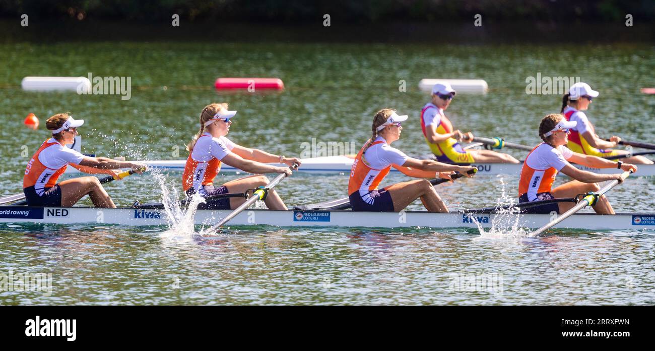 BELGRADE - Roos de Jong, Bente Paulis, Laila Youssifou and Tessa ...