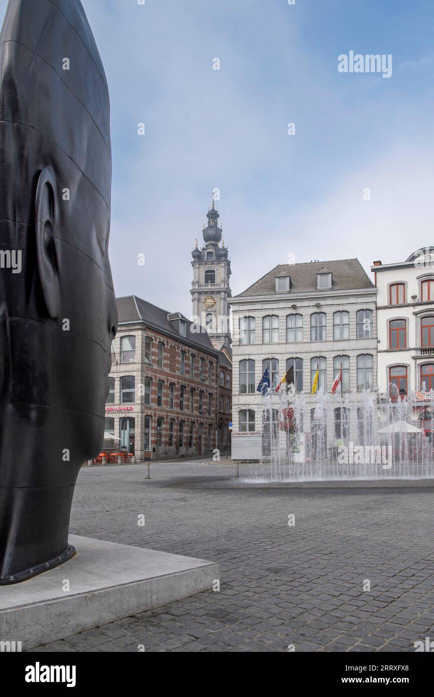 Mons Beffroi - Grand Place Stock Photo - Alamy