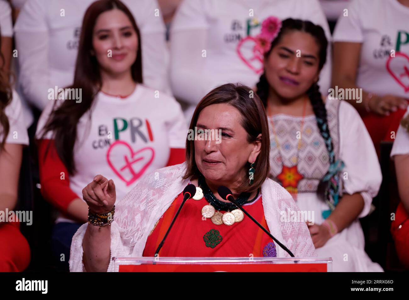 Non Exclusive: September 8, 2023, Mexico City, Mexico: The candidate of ...