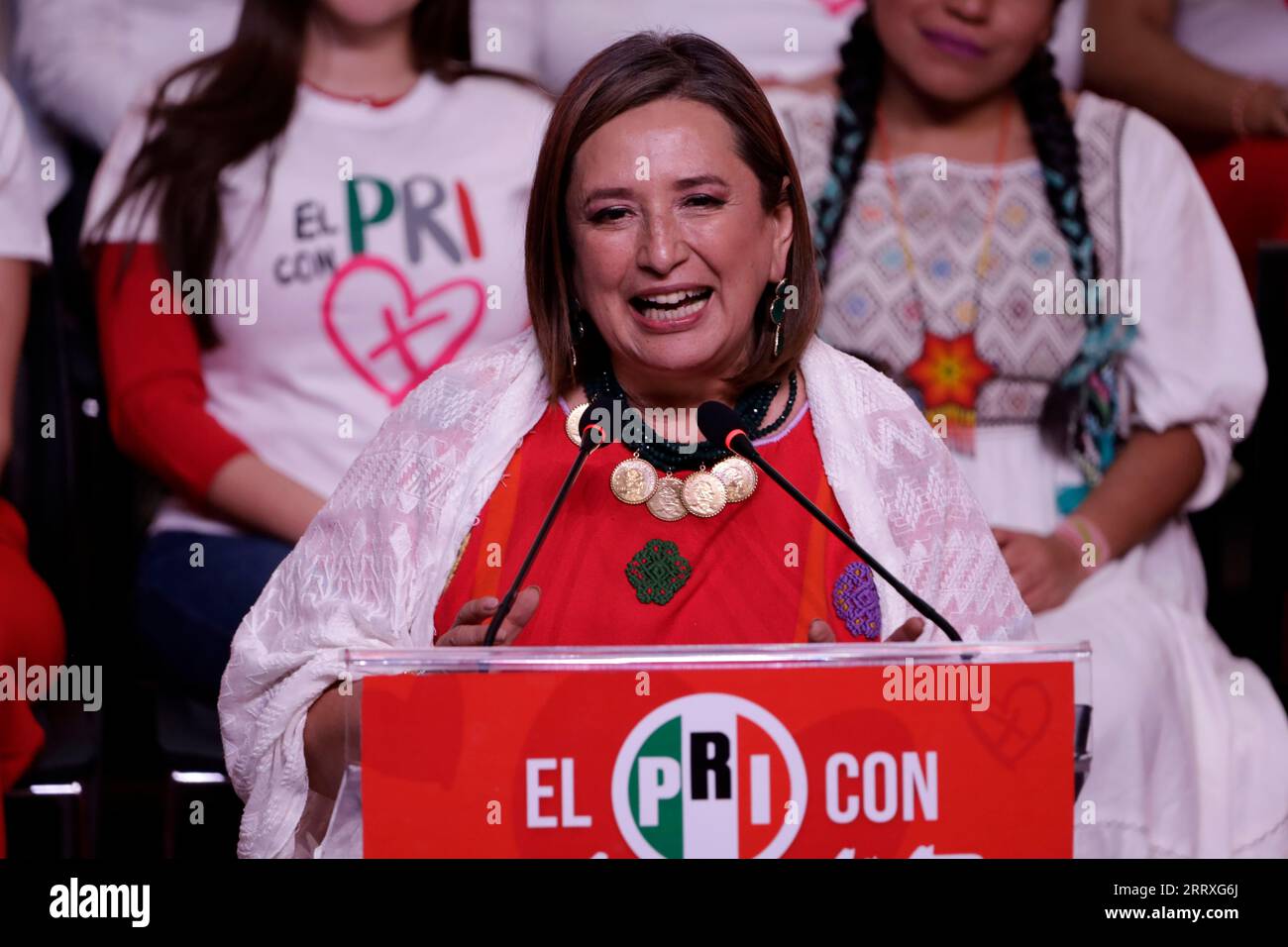 Non Exclusive: September 8, 2023, Mexico City, Mexico: The candidate of ...