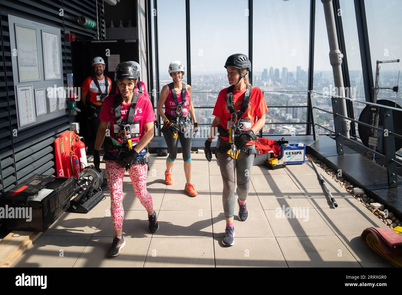 EDITORIAL USE ONLY Participants arrive before taking part in the ...