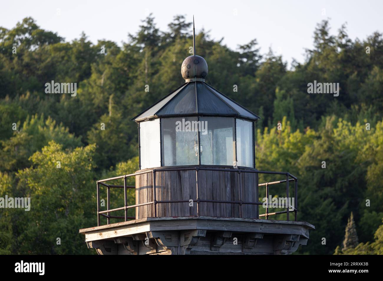 East Channel Lighthouse in Munising Michigan Stock Photo - Alamy