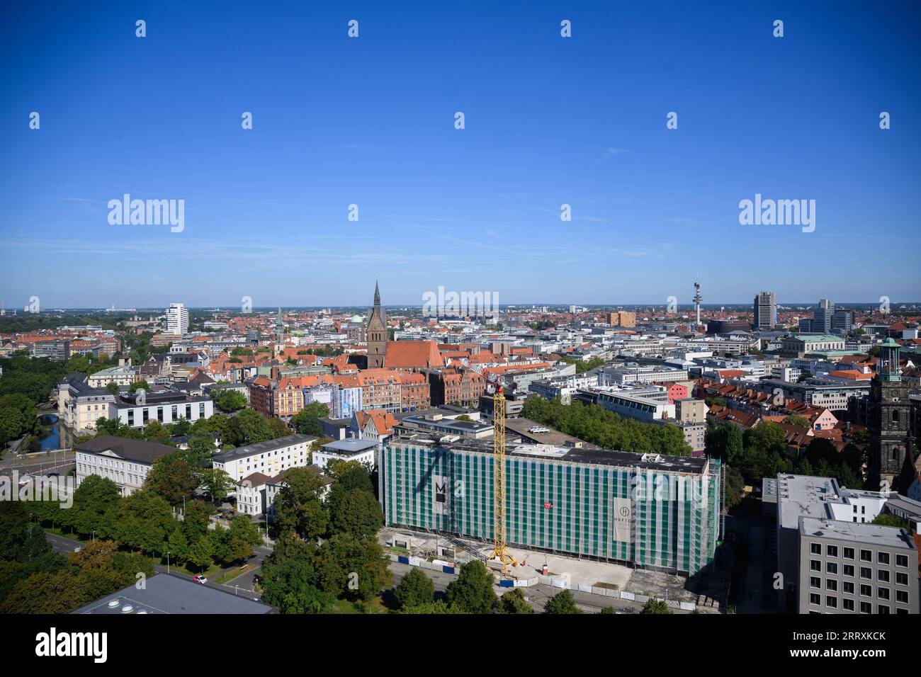 Hanover, Germany. 04th Sep, 2023. View from the dome of the New Town ...
