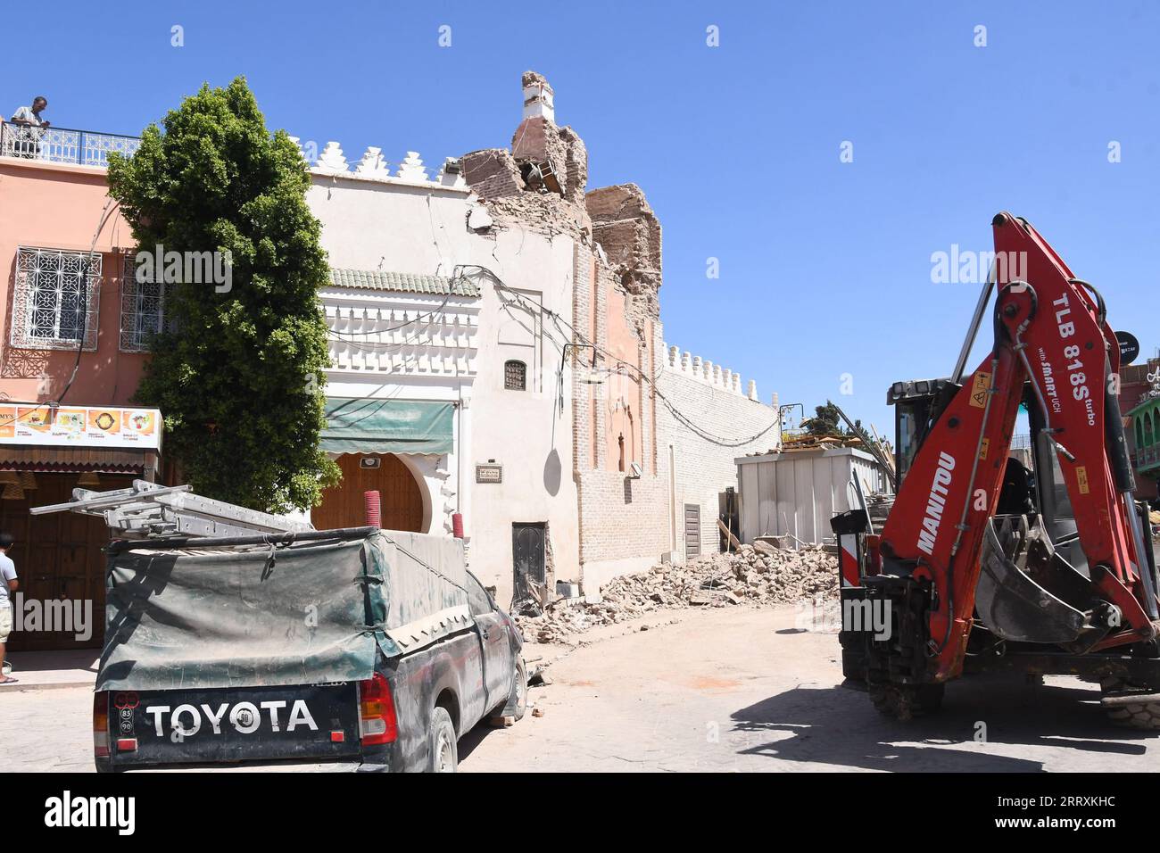 Marrakesh. 9th Sep, 2023. This photo taken on Sept. 9, 2023 shows a ...