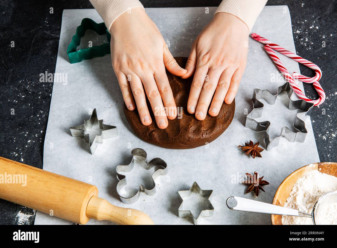 Close up pastry woman spreading hi-res stock photography and images - Alamy