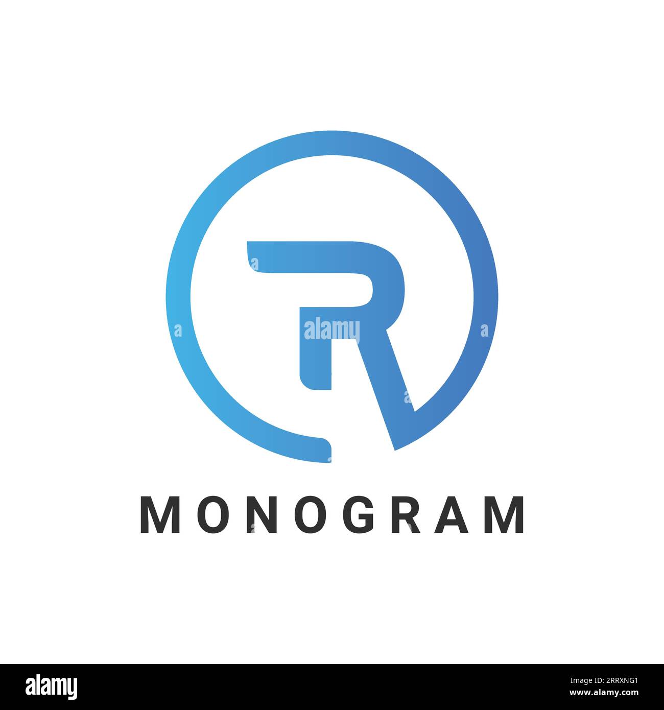 Letter r tech logo hi-res stock photography and images - Alamy