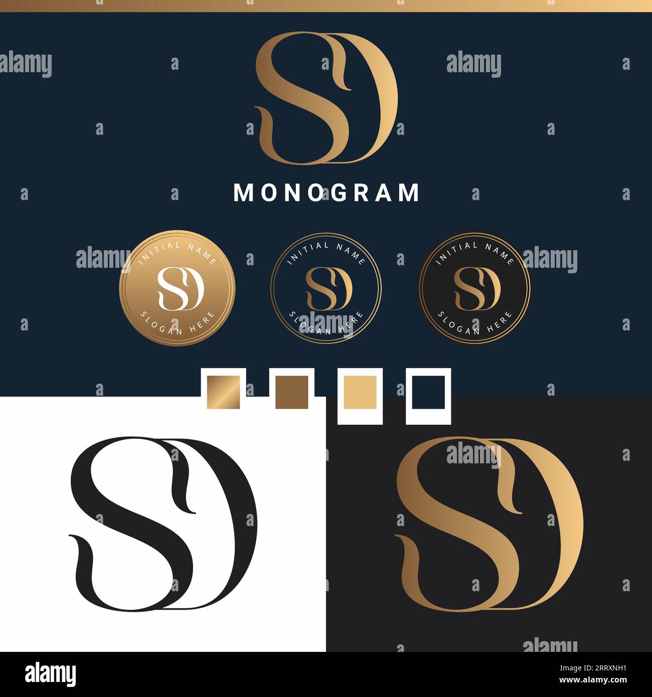 Sd letter design hi-res stock photography and images - Alamy