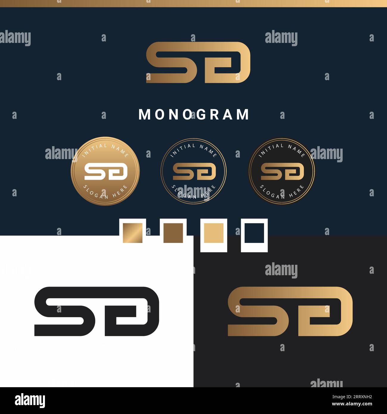 Sd letter design hi-res stock photography and images - Alamy