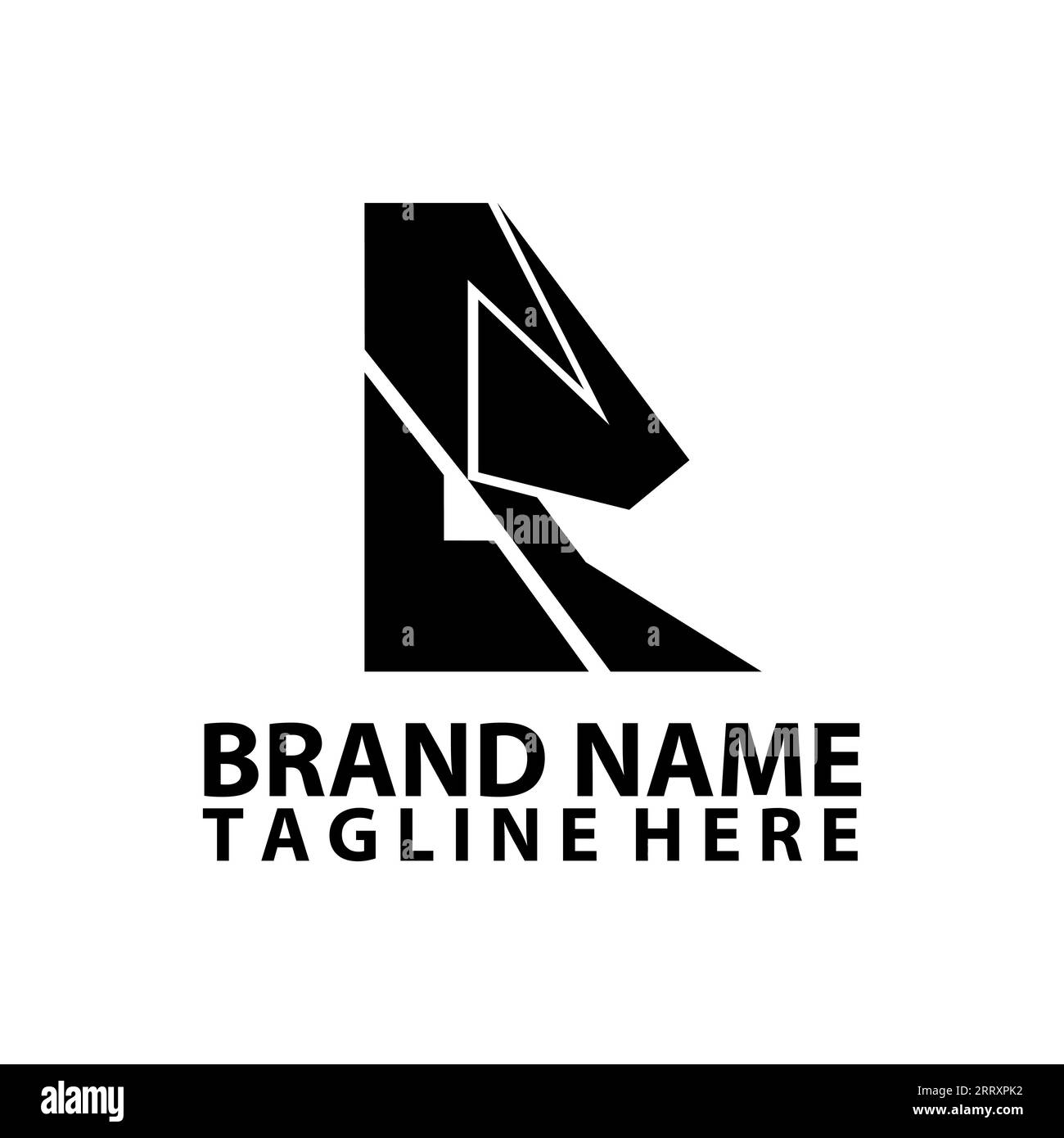 letter R modern trendy logo design vector Stock Vector Image & Art - Alamy