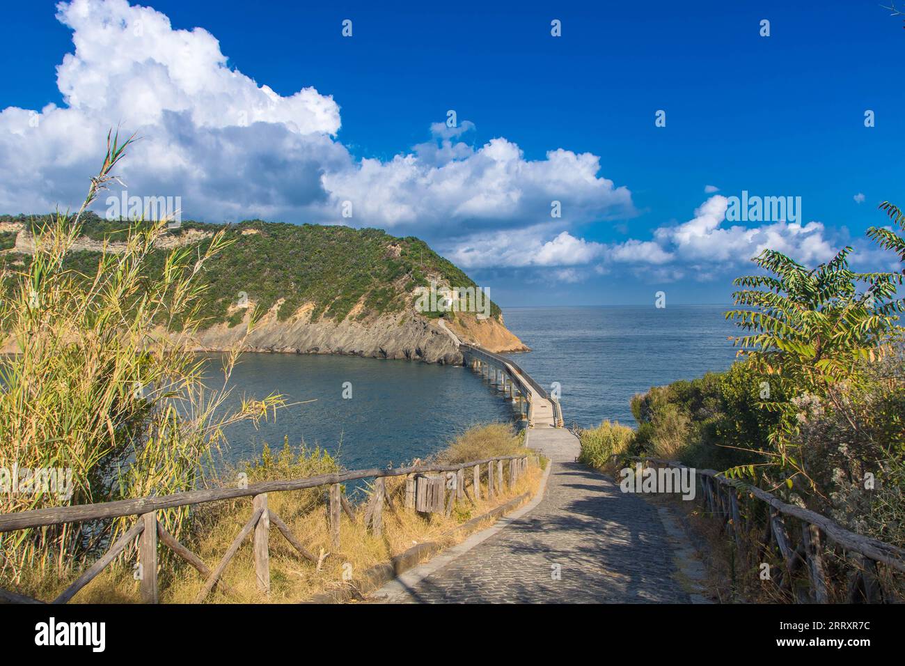 Vivara Island, nature reserve and protected oasis in Procida Stock ...