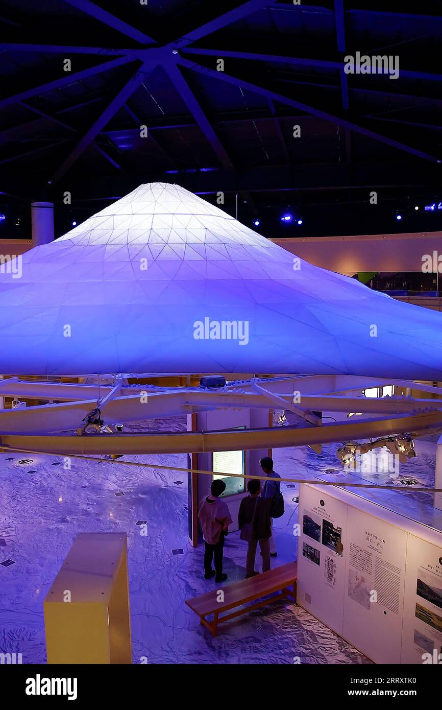 Minamitsuru-gun, Japan. 9th Sep, 2023. A stunning 1:1000 scale model of ...