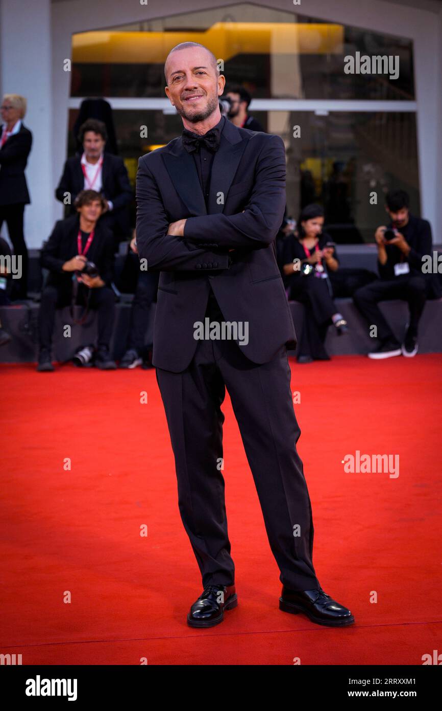 Venice, Italy. 09th Sep, 2023. Raffaele Riefoli, aka Raf attends a red ...