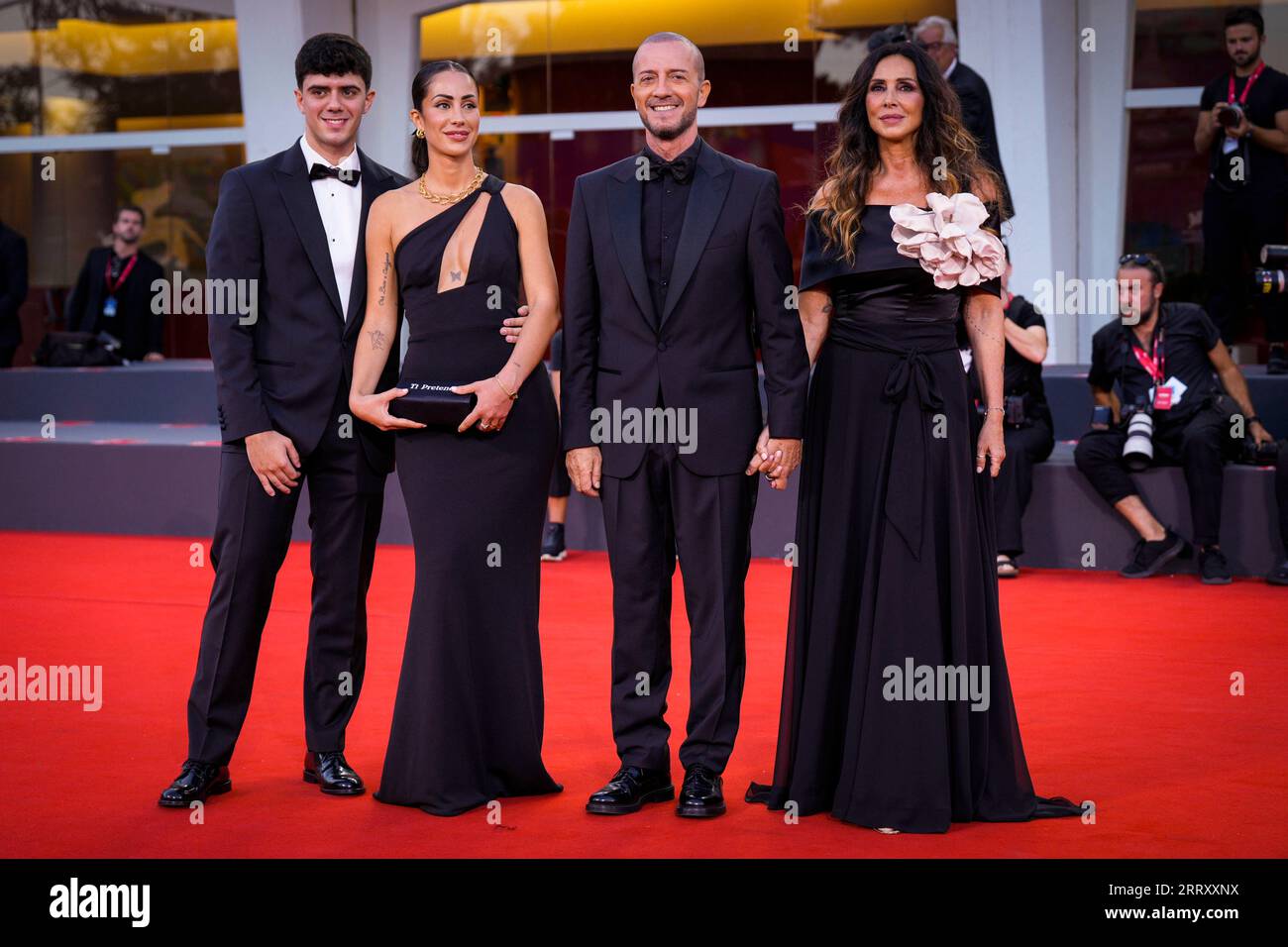 Venice, Italy. 09th Sep, 2023. Gabriella Labate, Raffaele Riefoli, aka ...