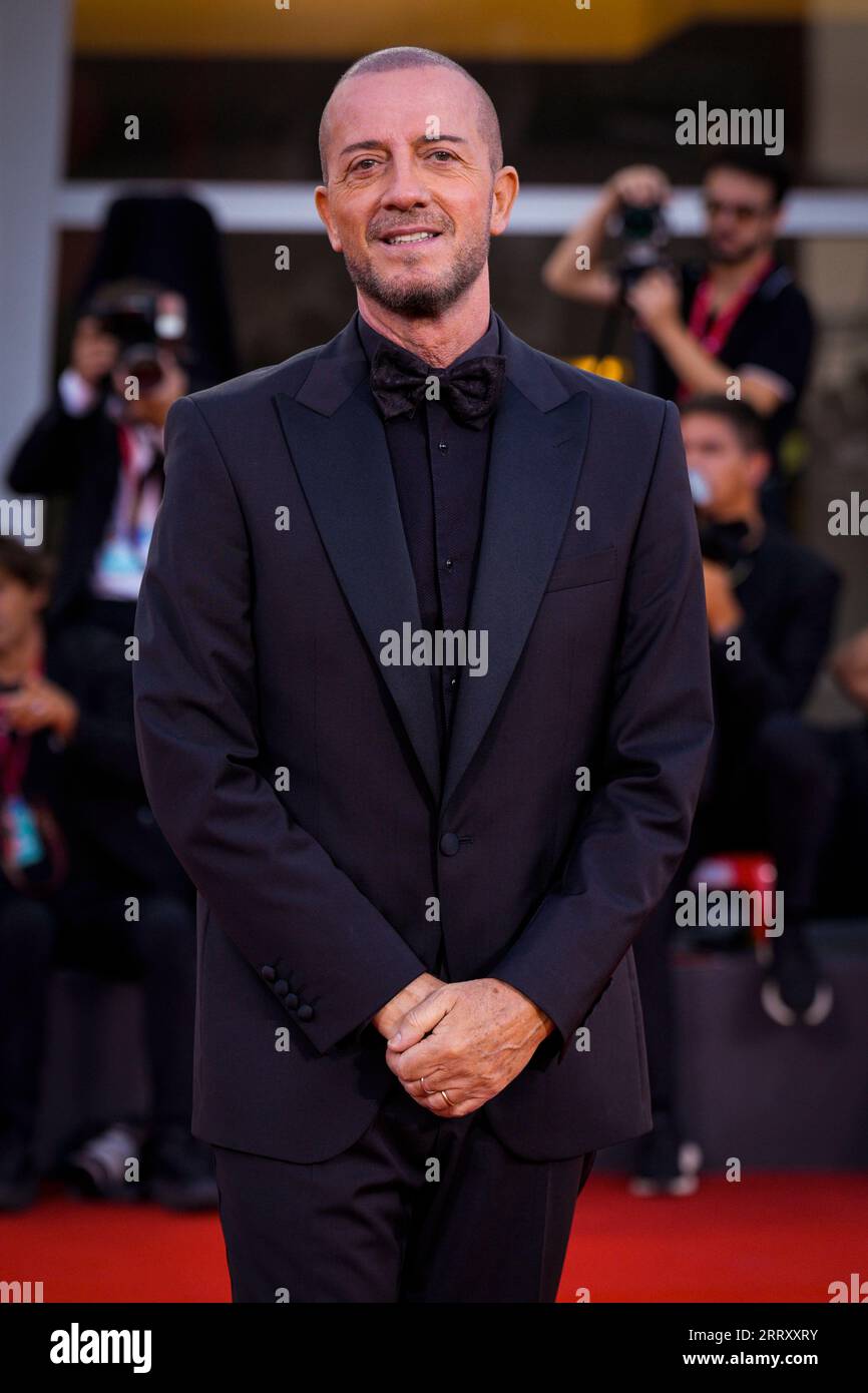 Venice, Italy. 09th Sep, 2023. Raffaele Riefoli, aka Raf attends a red ...