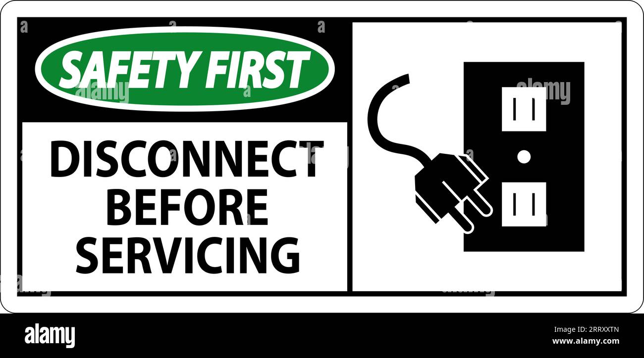 Servicing safety Stock Vector Images - Alamy